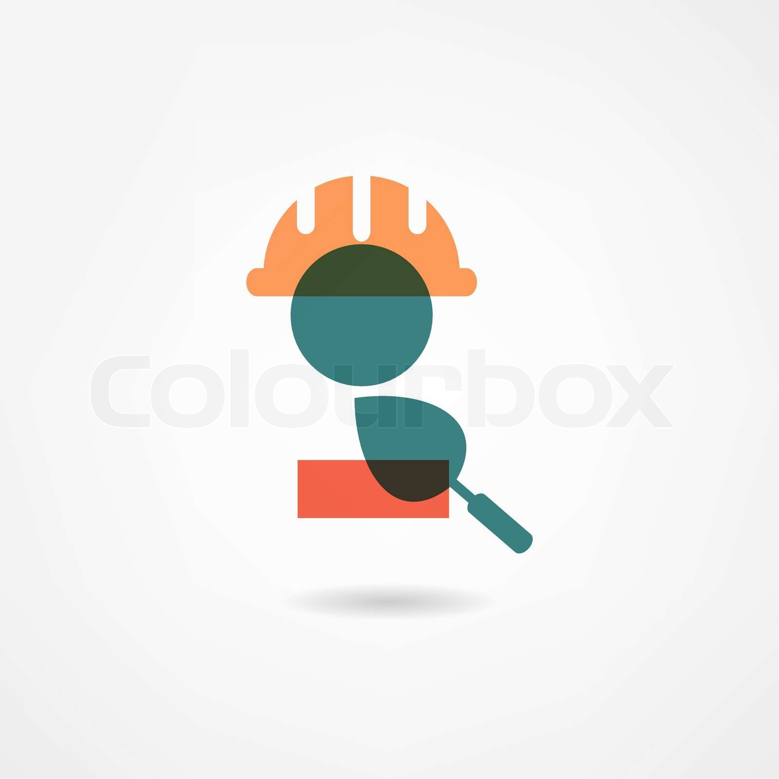 builder icon | Stock vector | Colourbox