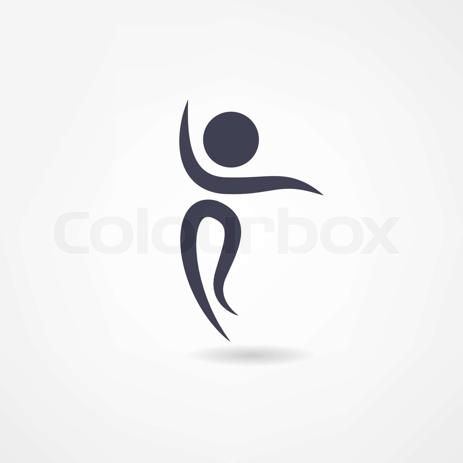 dancer icon | Stock vector | Colourbox