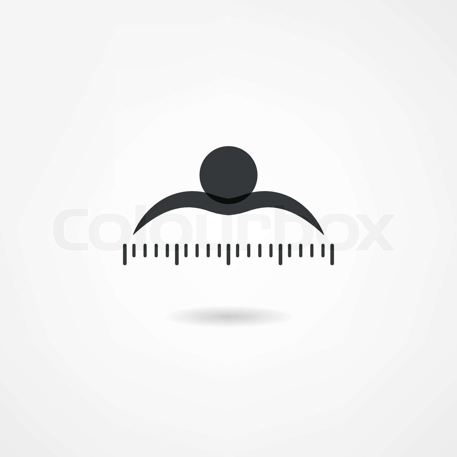 Maßnahme-Symbol | Stock-Vektor | Colourbox