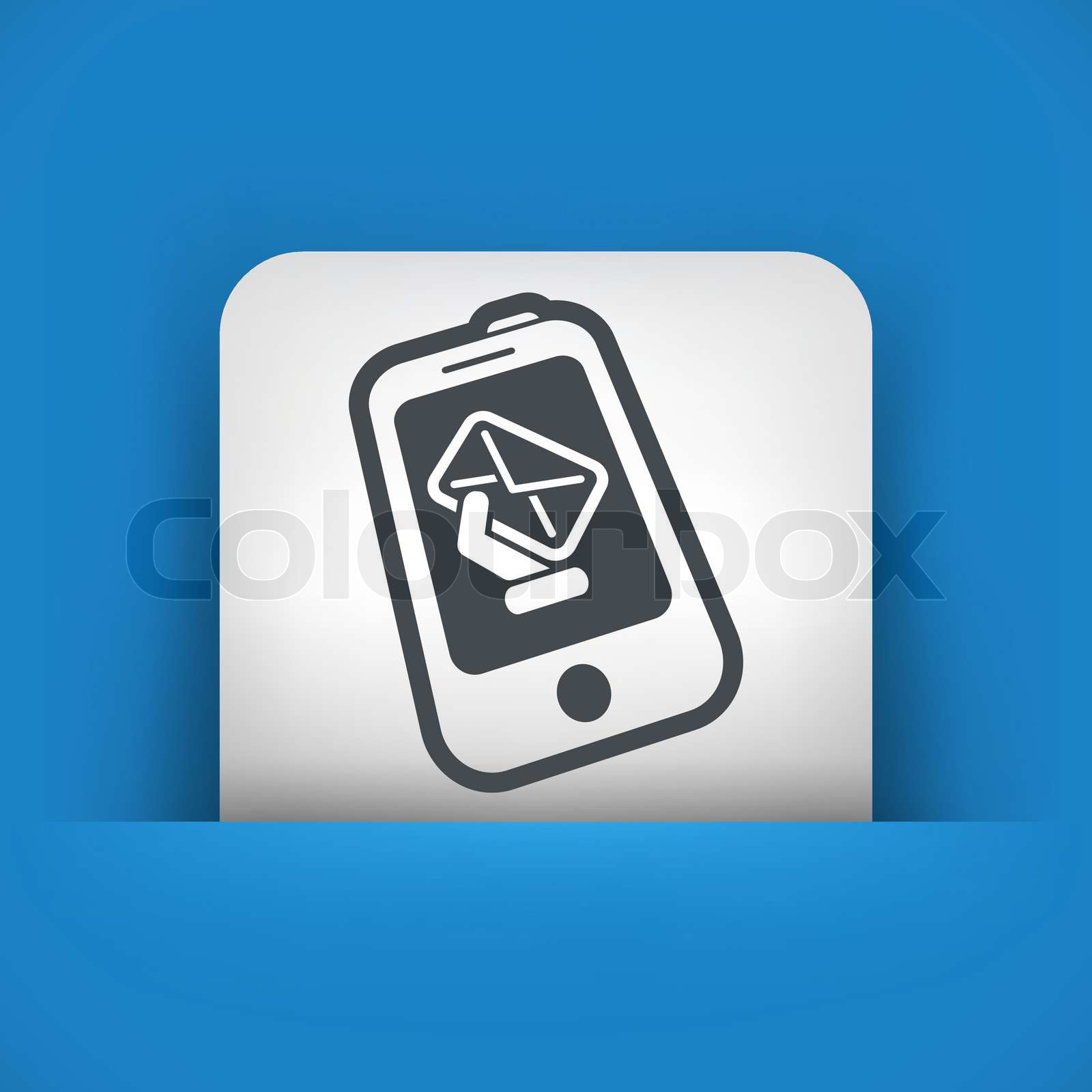 Phone message icon | Stock vector | Colourbox