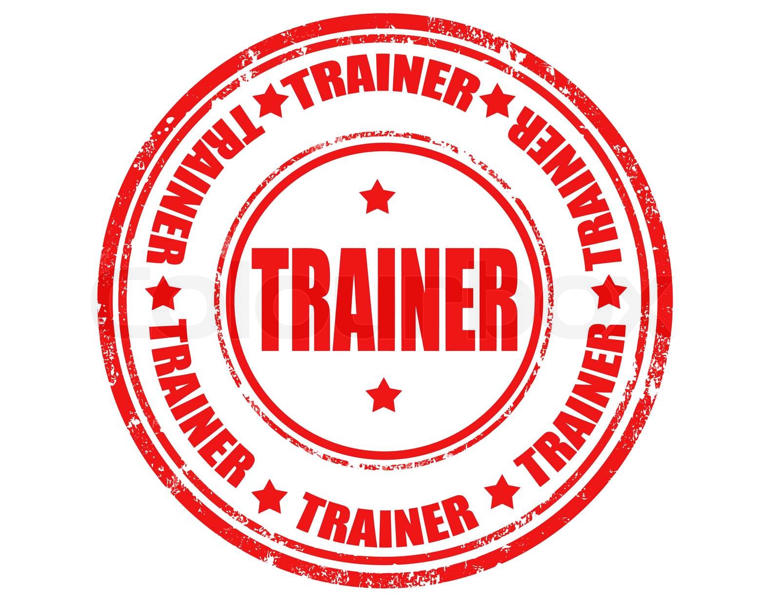 Trainer-stamp | Stock vector | Colourbox