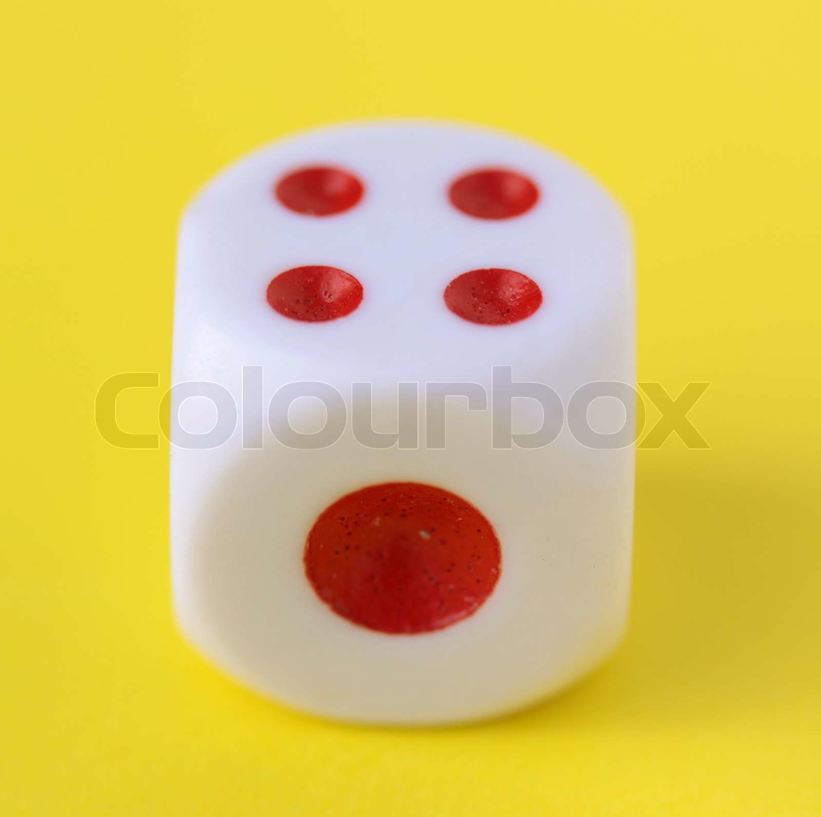 Square dice | Stock image | Colourbox