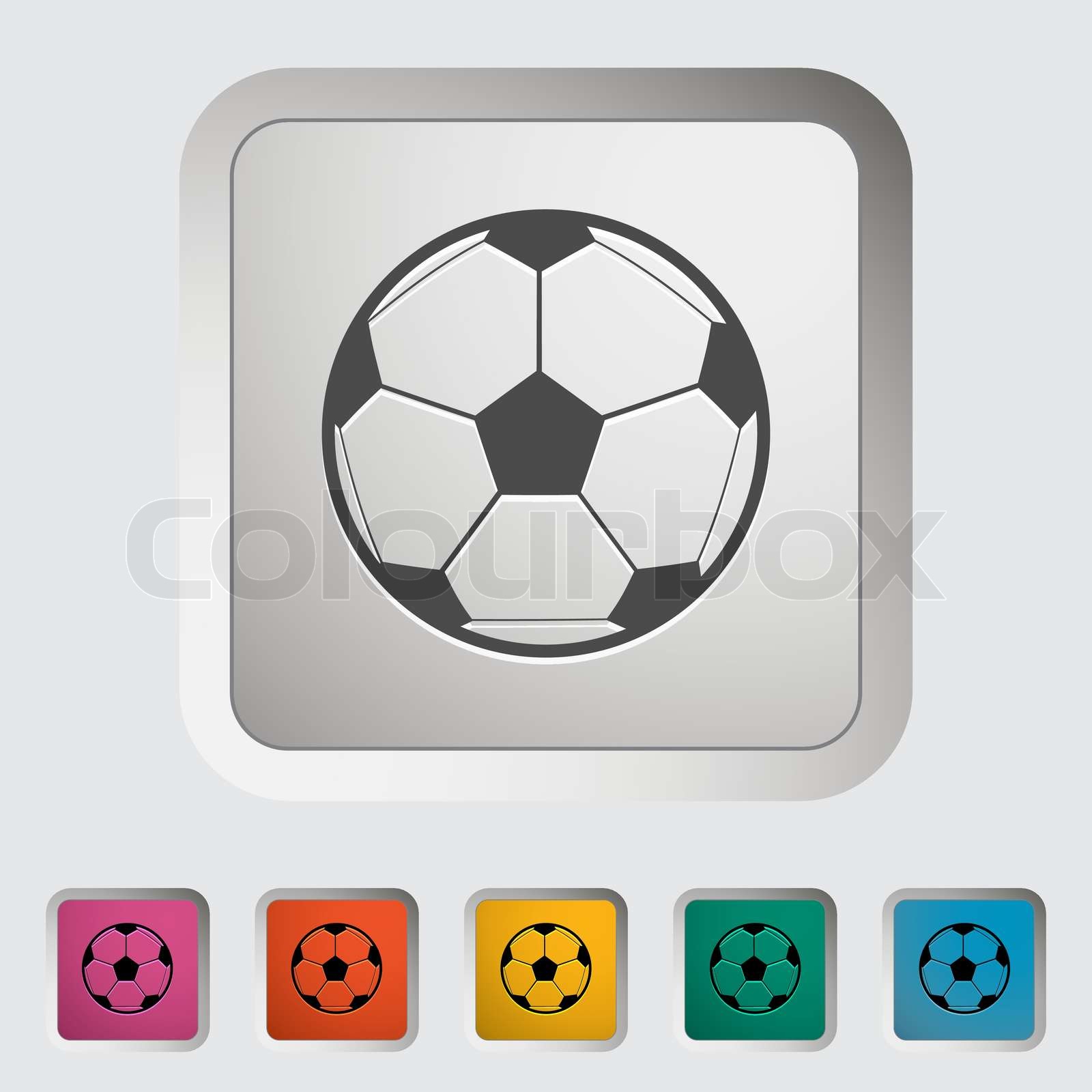 Soccer ball | Stock vector | Colourbox