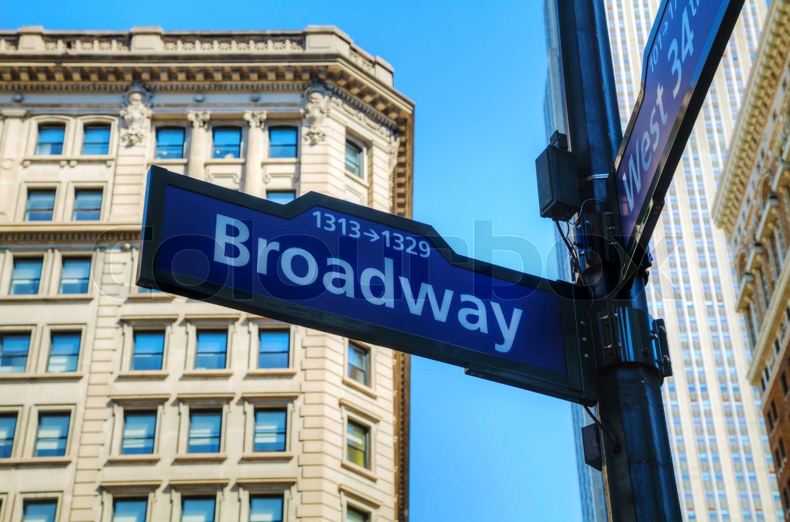 Broadway sign | Stock image | Colourbox