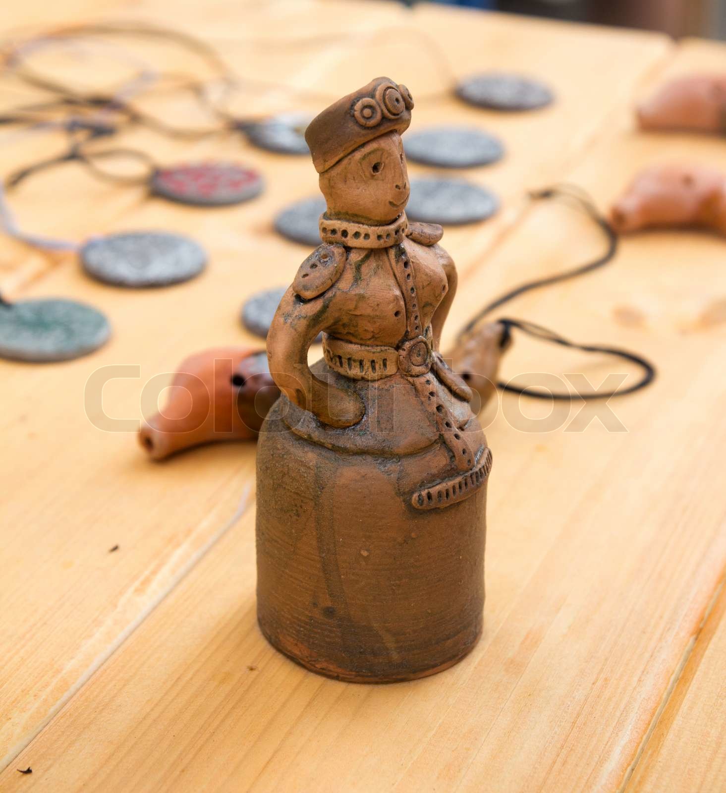 Russian figurines of clay | Stock image | Colourbox