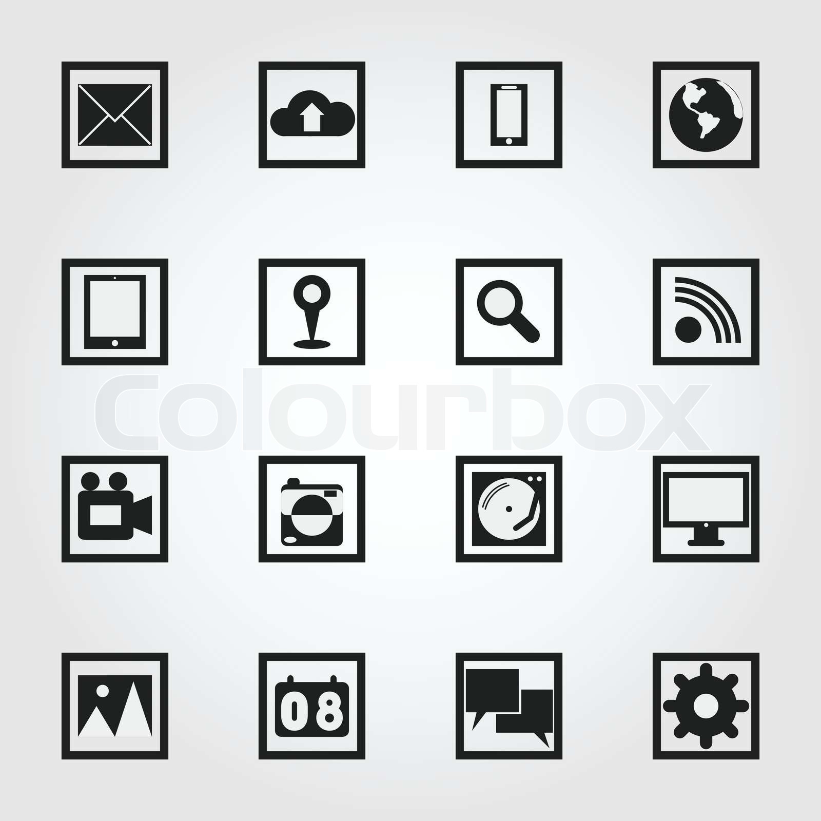 Icon-set | Stock-Vektor | Colourbox