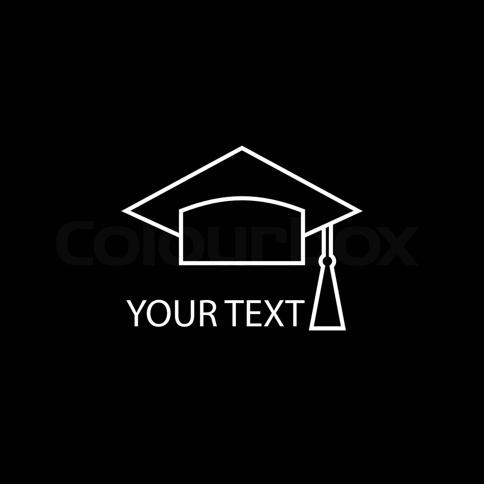 Vector logo of Graduation Cap | Stock vector | Colourbox