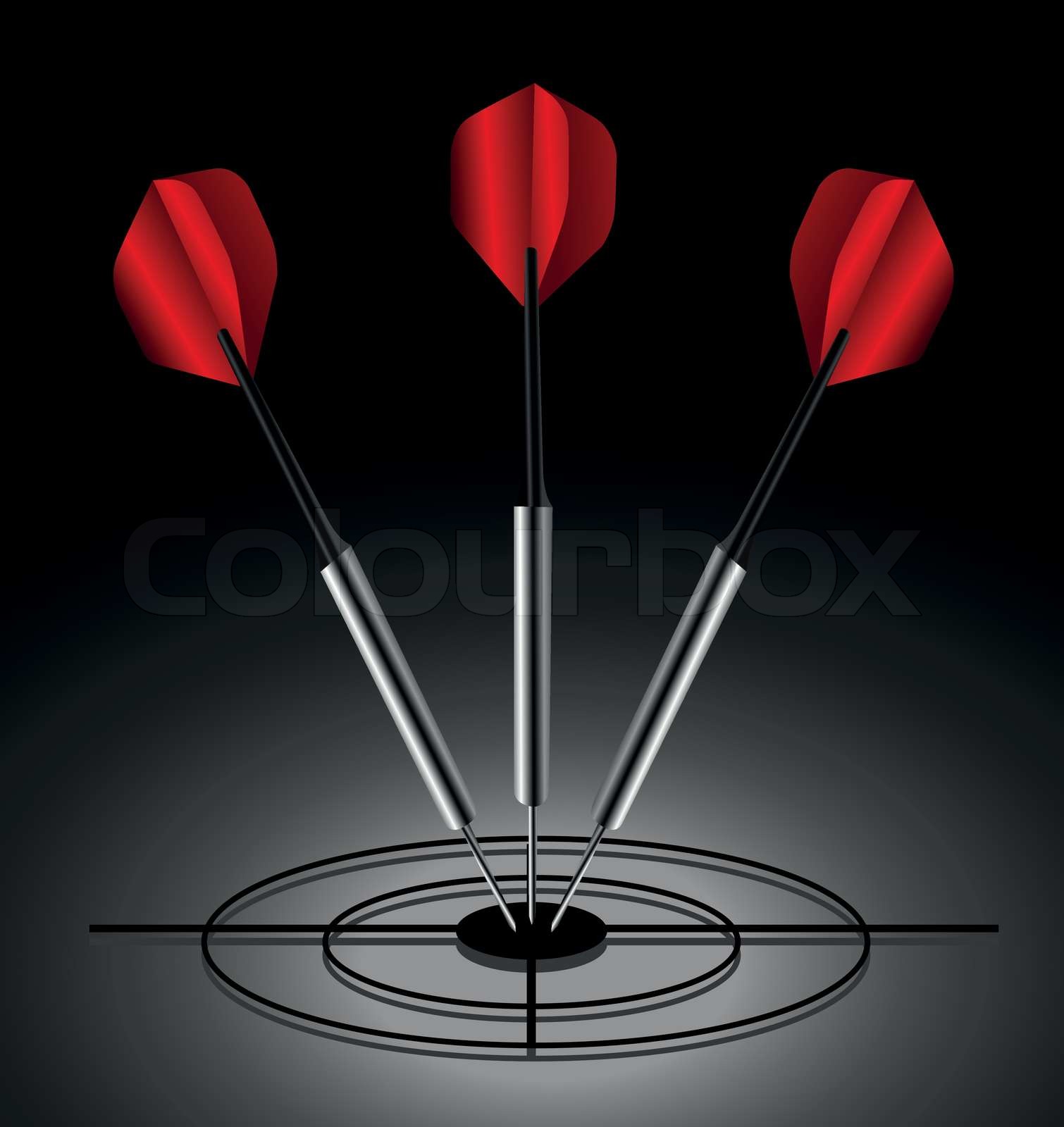 darts | Stock vector | Colourbox
