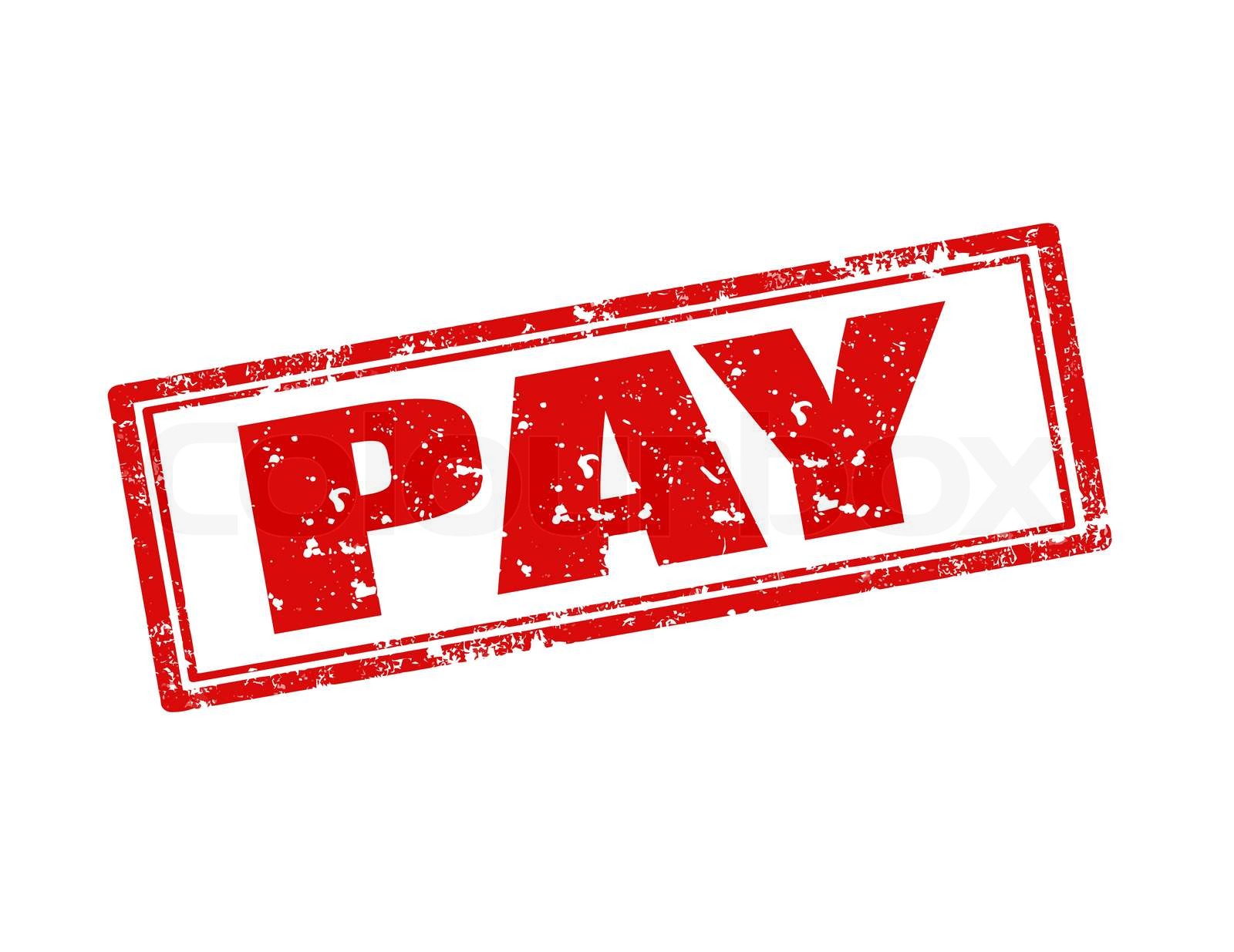 Pay-stamp | Stock vector | Colourbox