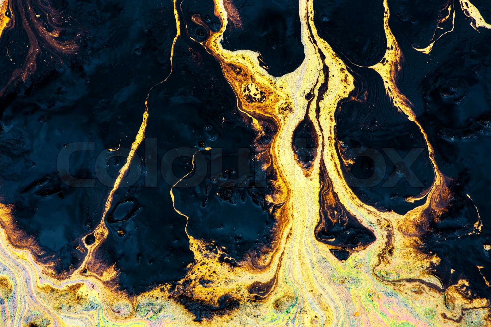 Oil texture | Stock image | Colourbox