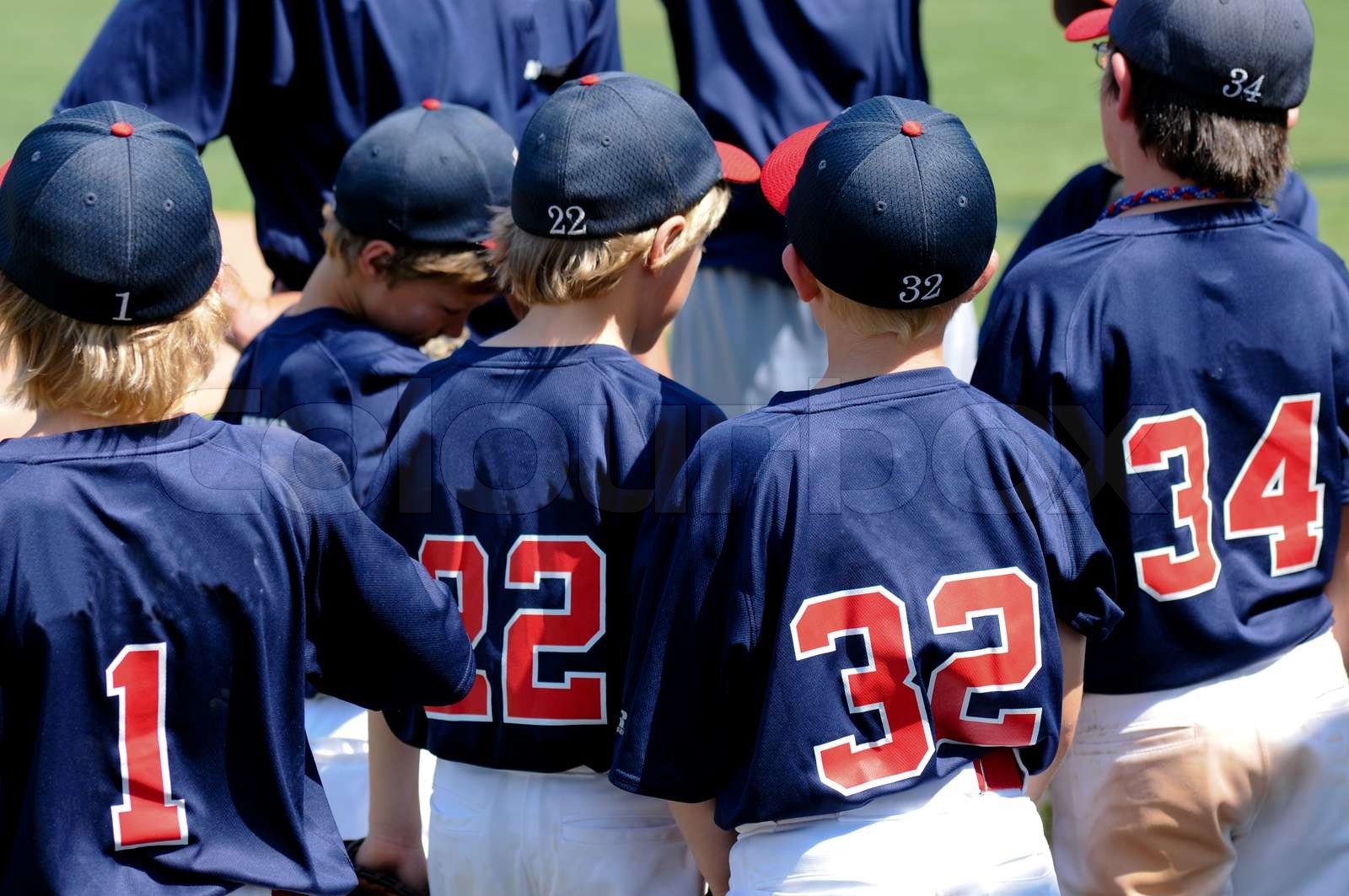 Team of baseball boys | Stock image | Colourbox