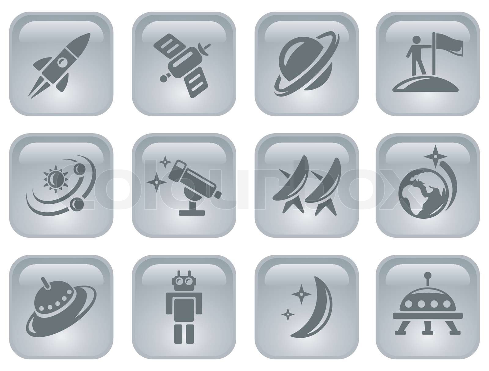 Space buttons | Stock vector | Colourbox