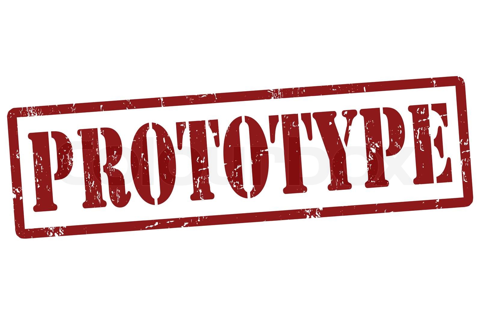 Prototype stamp | Stock vector | Colourbox