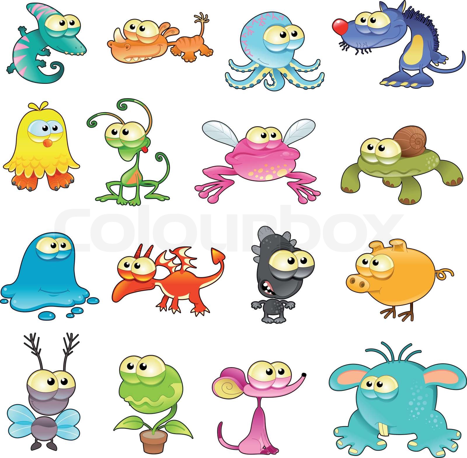 monsters. | Stock vector | Colourbox
