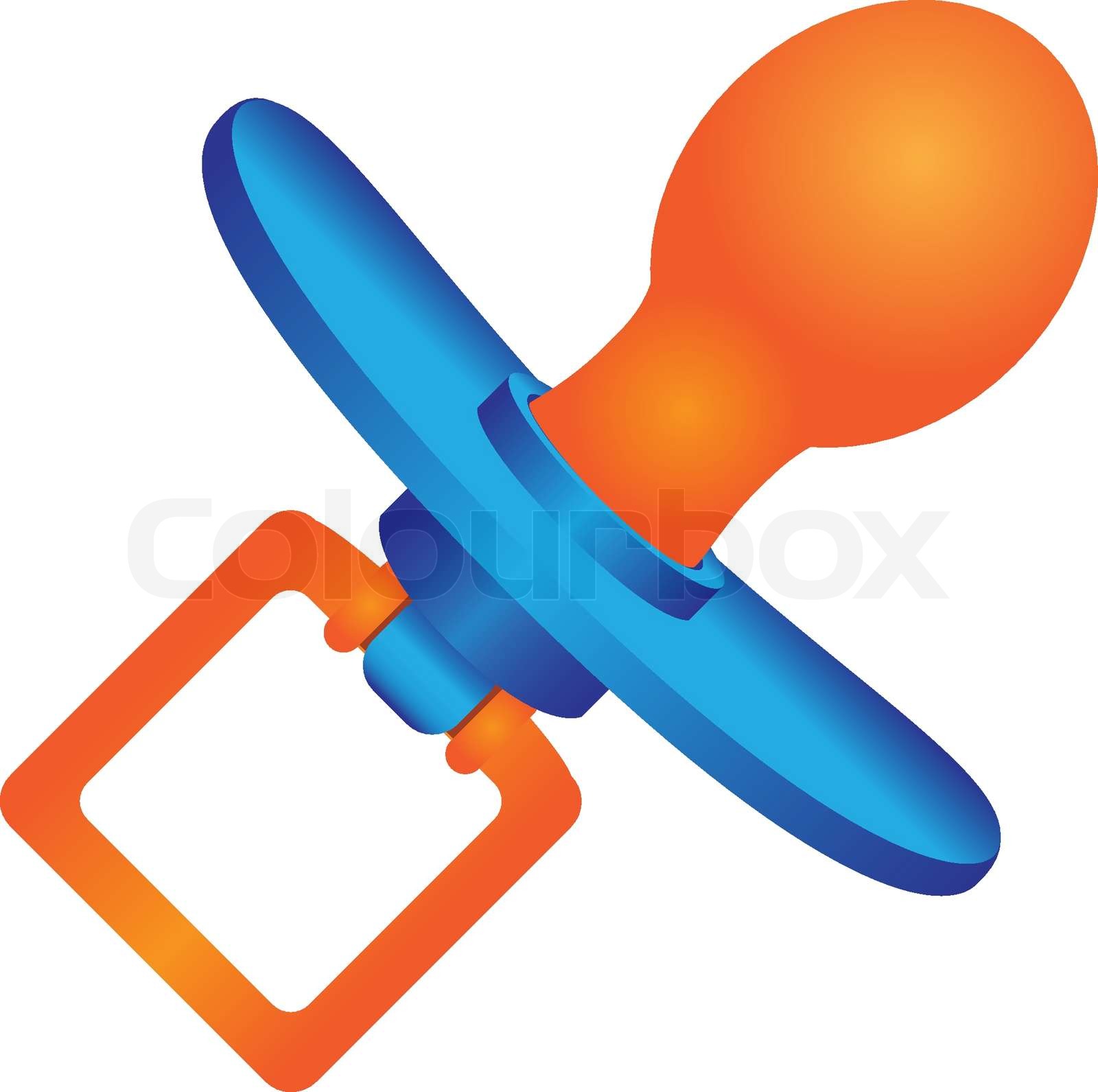 Babies dummy | Stock vector | Colourbox