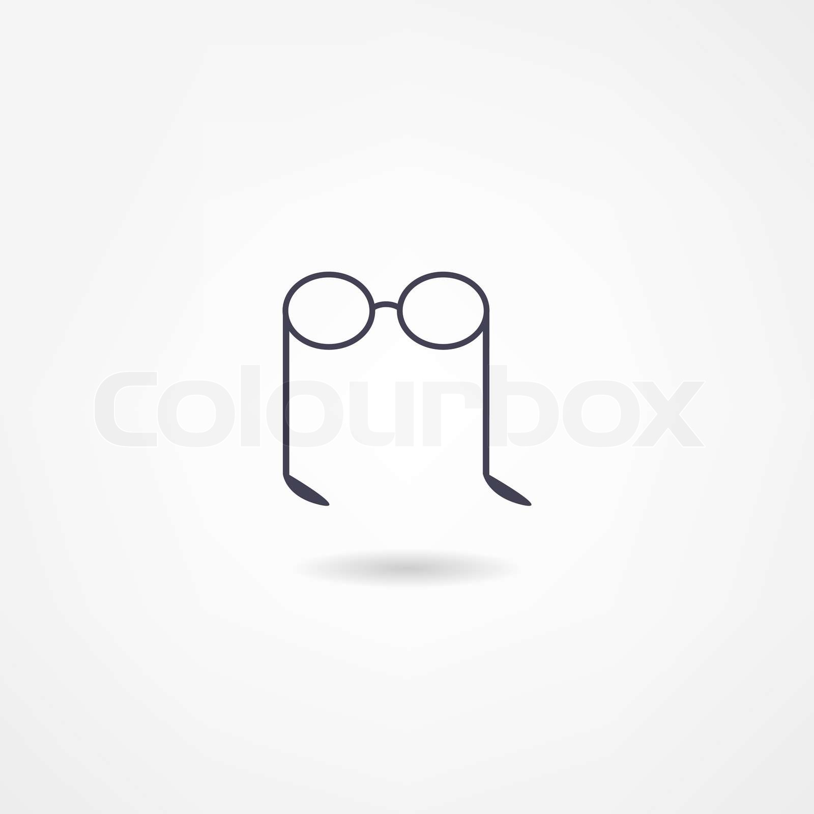 briller ikon | Stock vektor | Colourbox