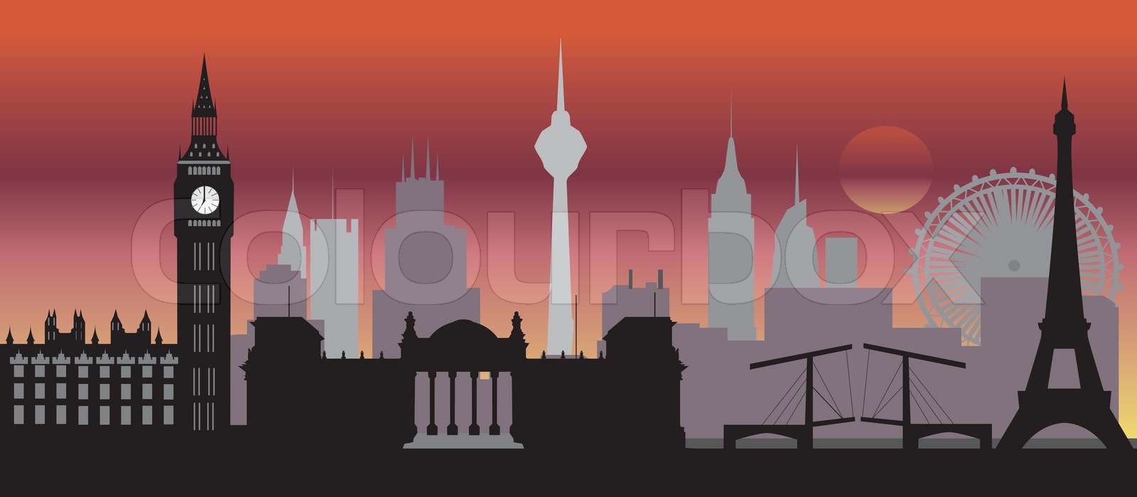 verden skyline | Stock foto | Colourbox