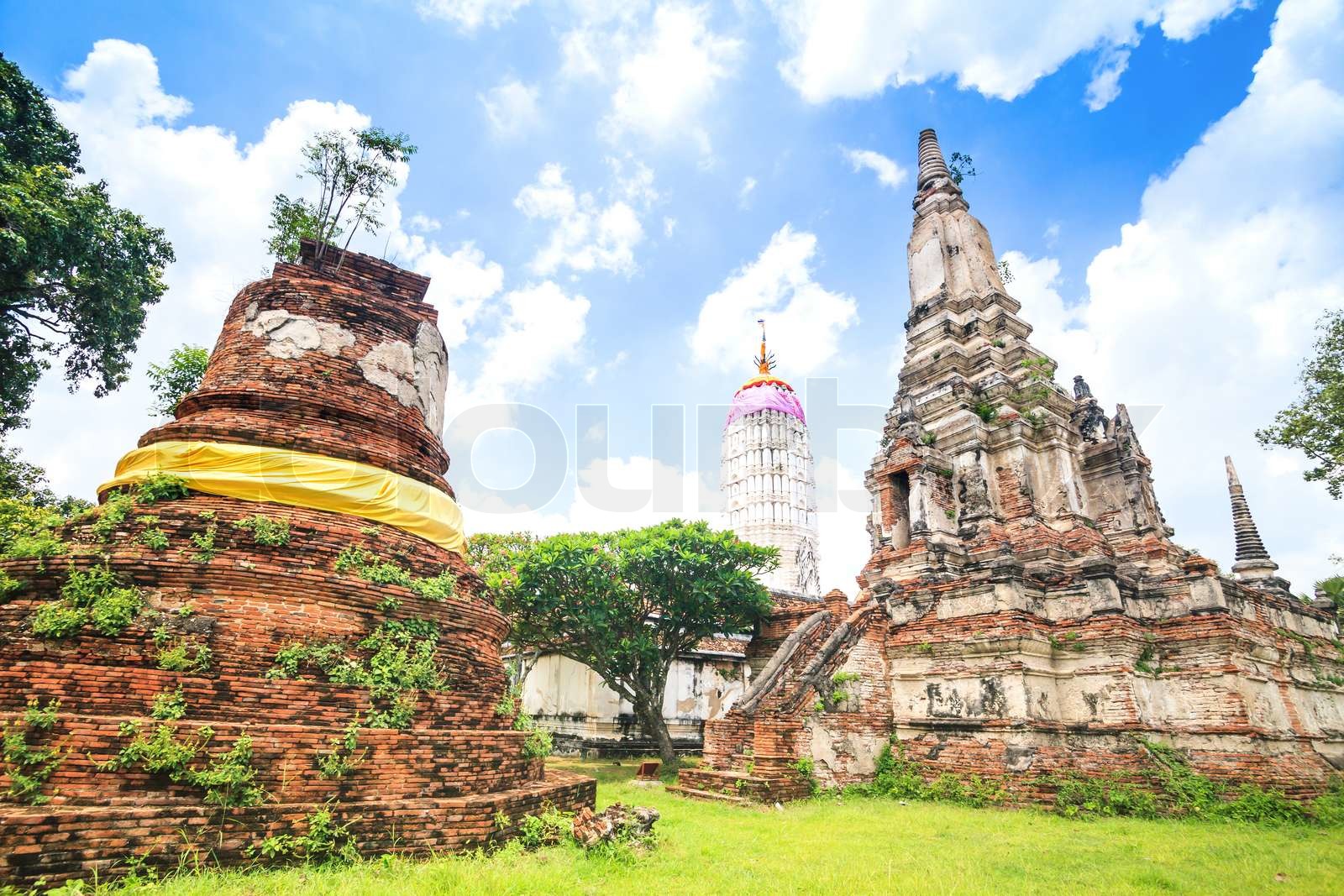 gammelt tempel | Stock foto | Colourbox