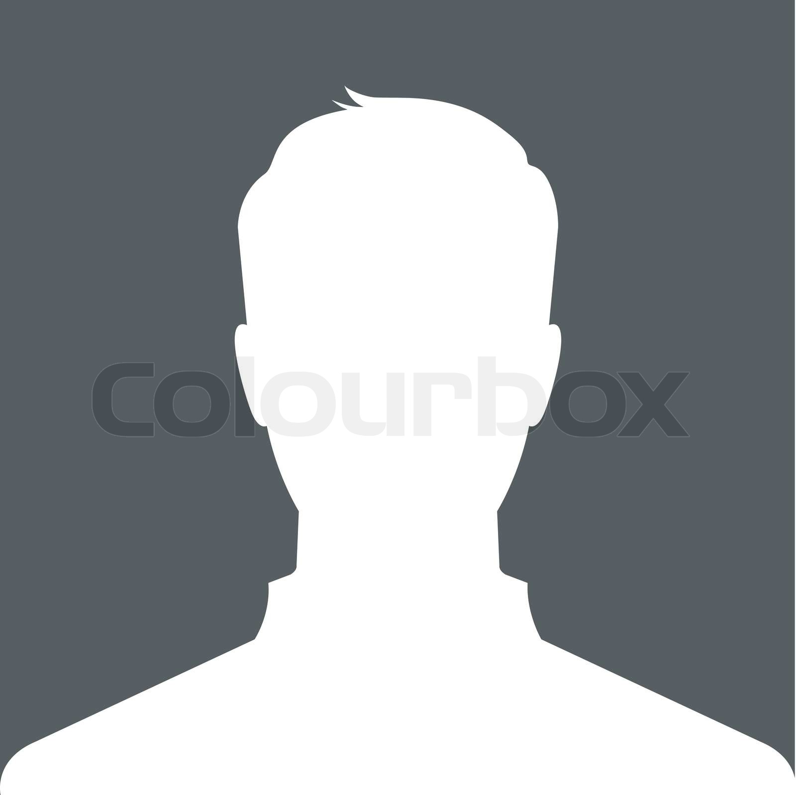 Man profilbillede | Stock vektor | Colourbox