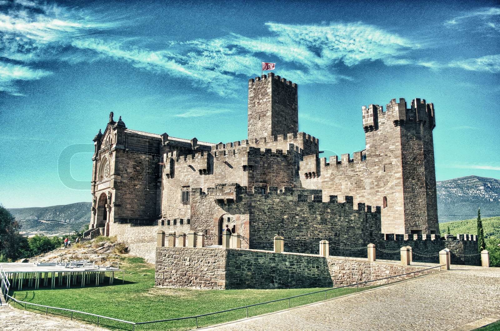 Famous Castle in the Basque Country | Stock image | Colourbox