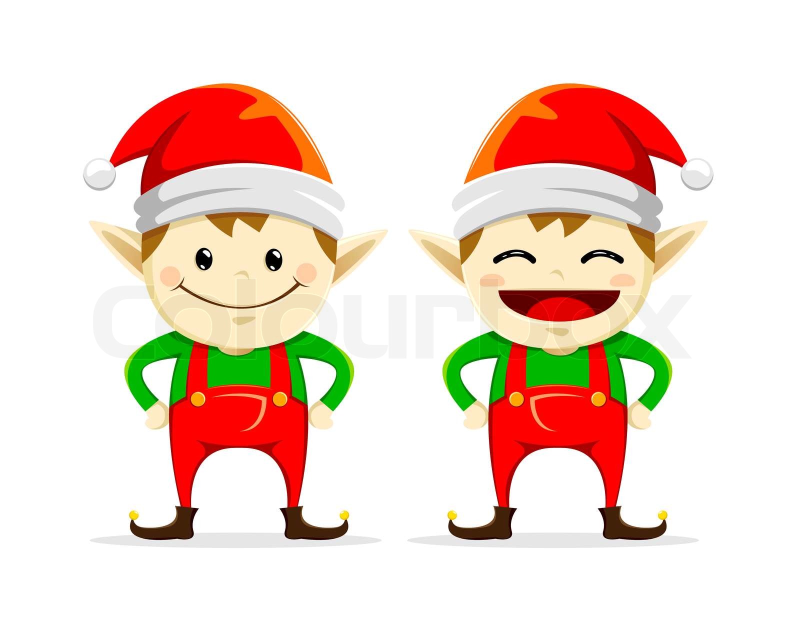 Christmas Elf Twin | Stock vector | Colourbox