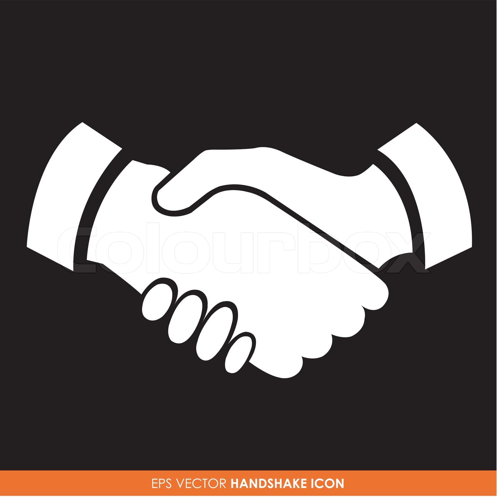 Handshake -Symbol | Stock-Vektor | Colourbox