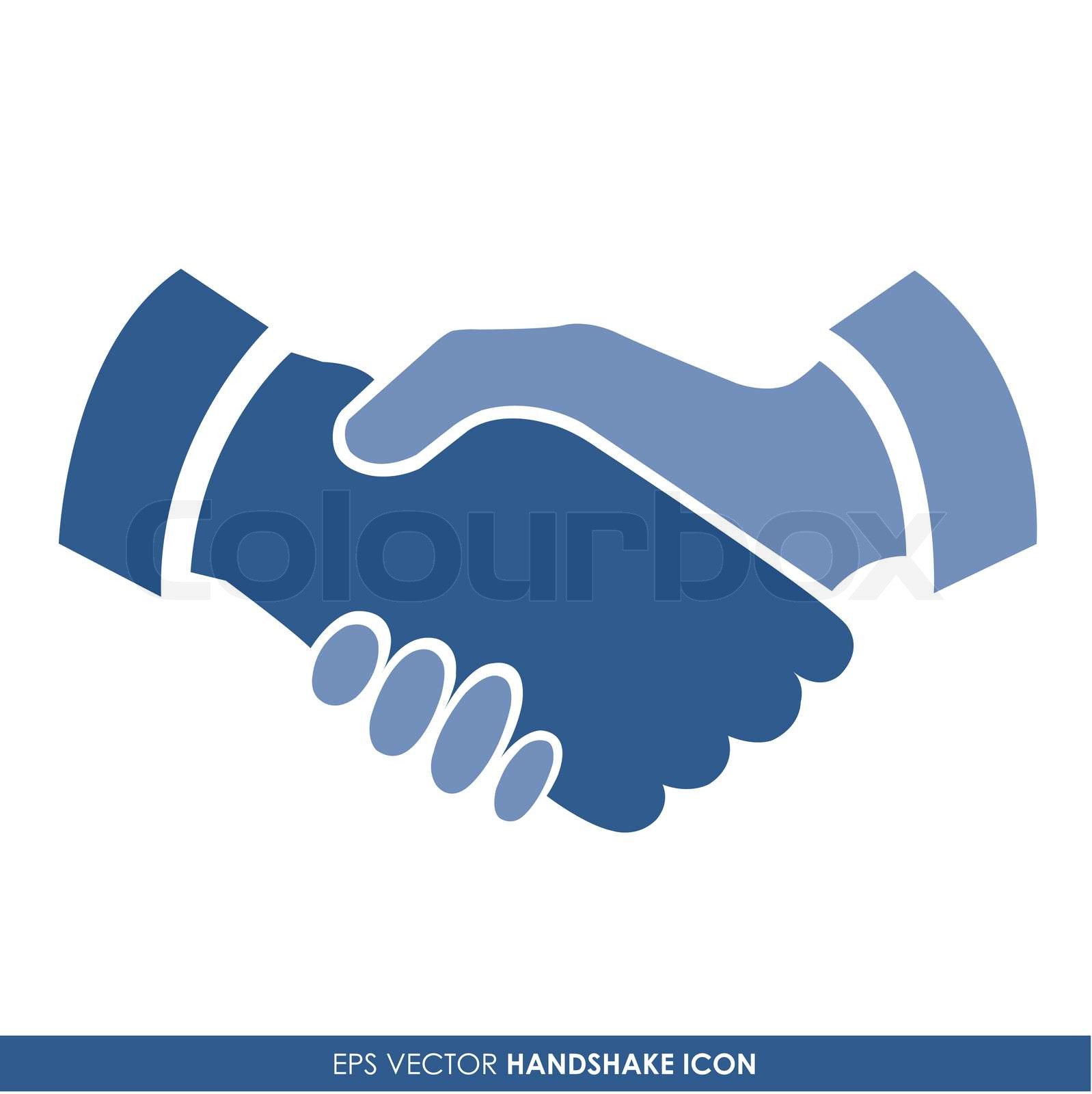 Handshake-Symbol | Stock-Vektor | Colourbox