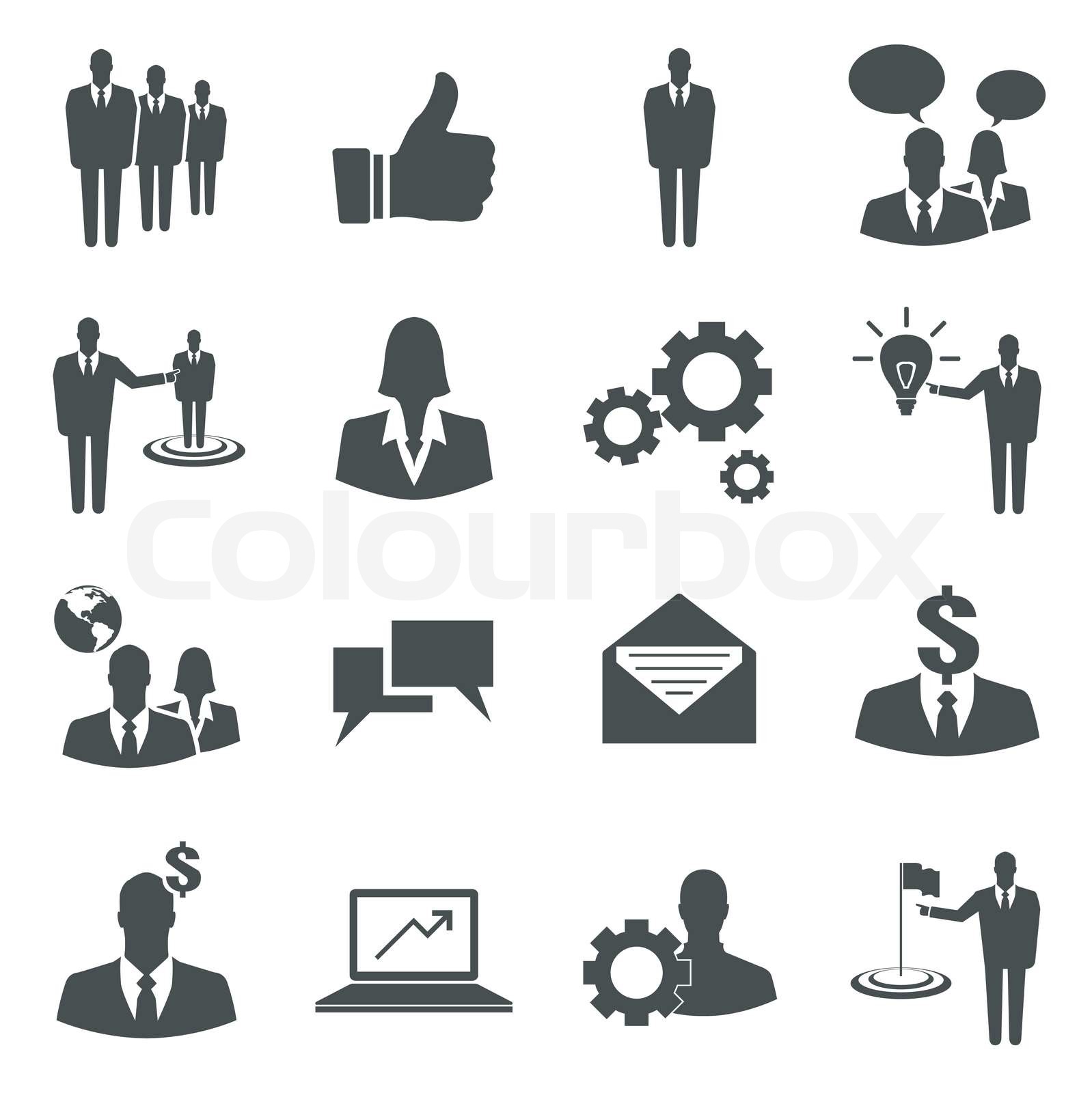 Business vector icons | Stock vector | Colourbox
