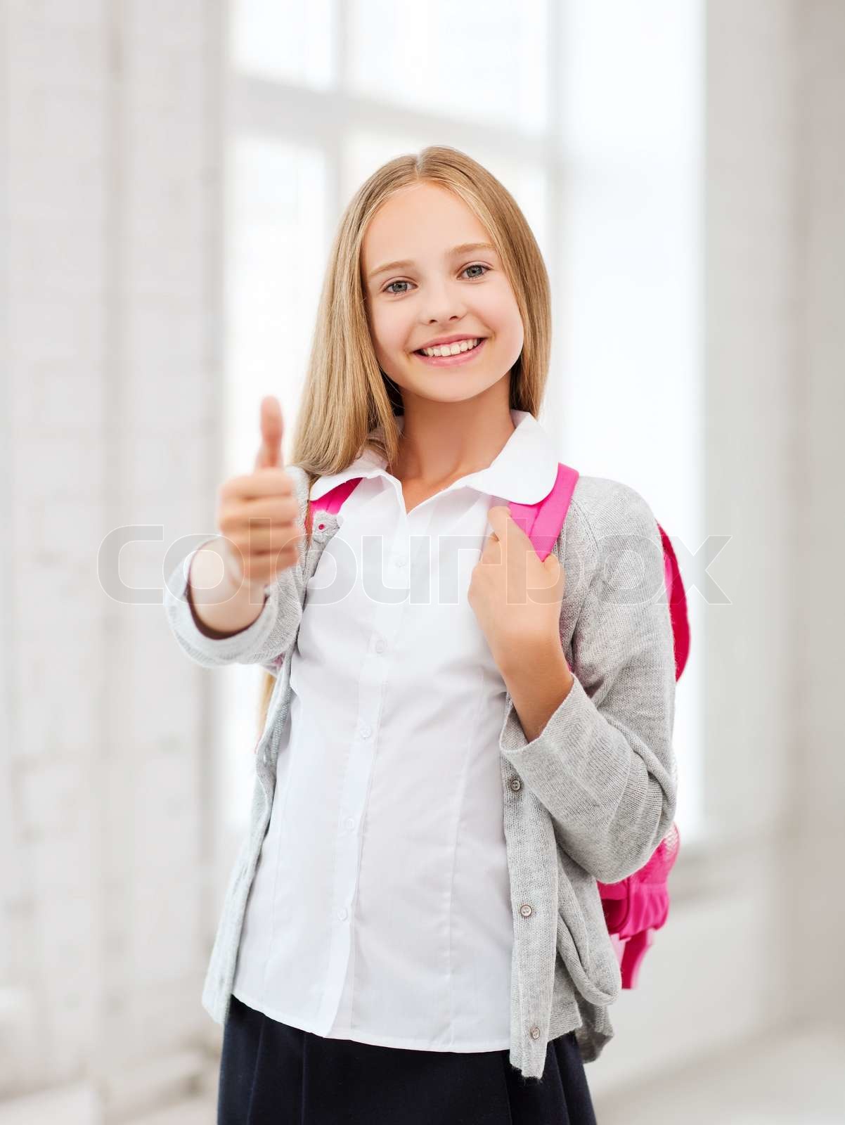 student girl at school | Stock image | Colourbox
