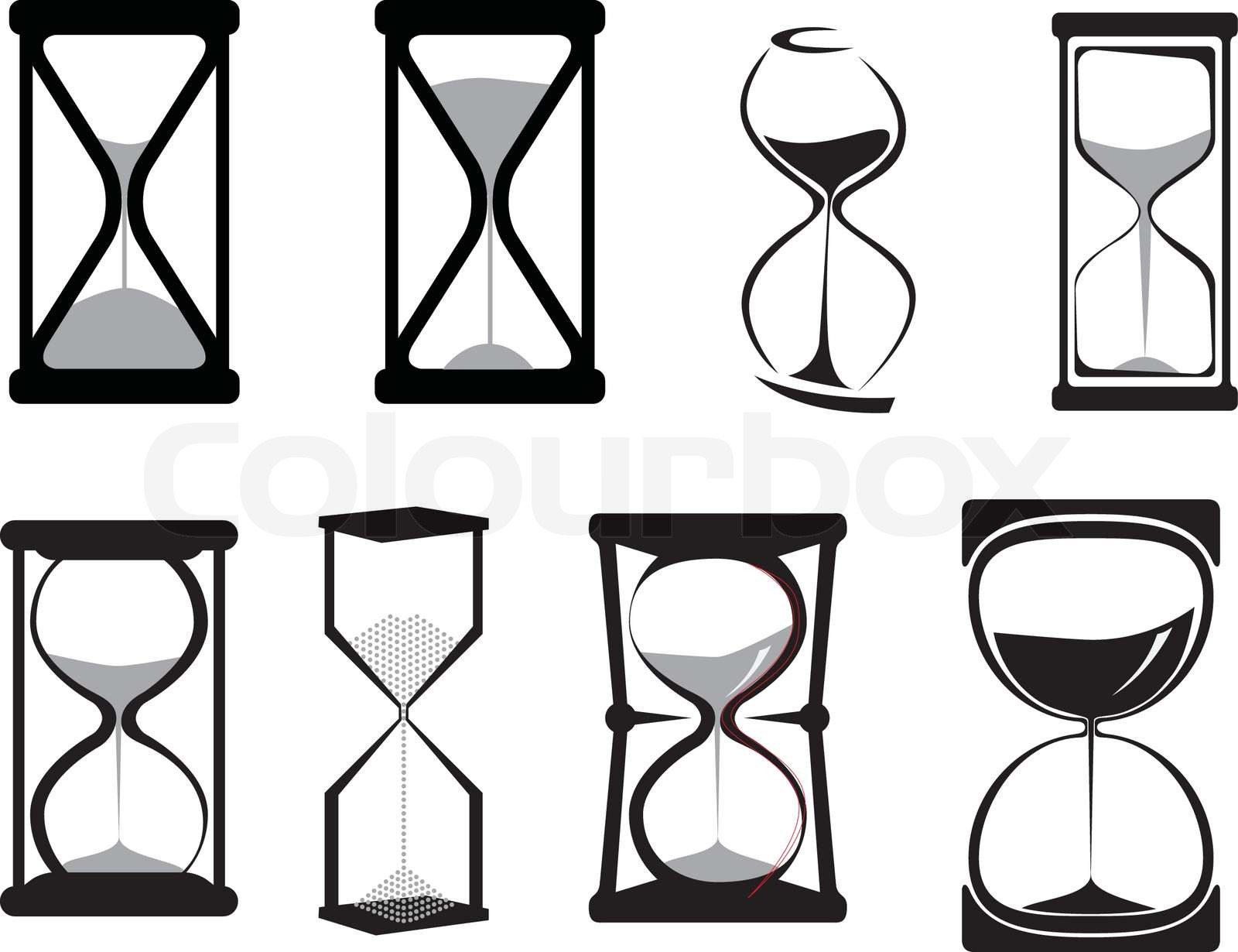 Hourglass | Stock vector | Colourbox