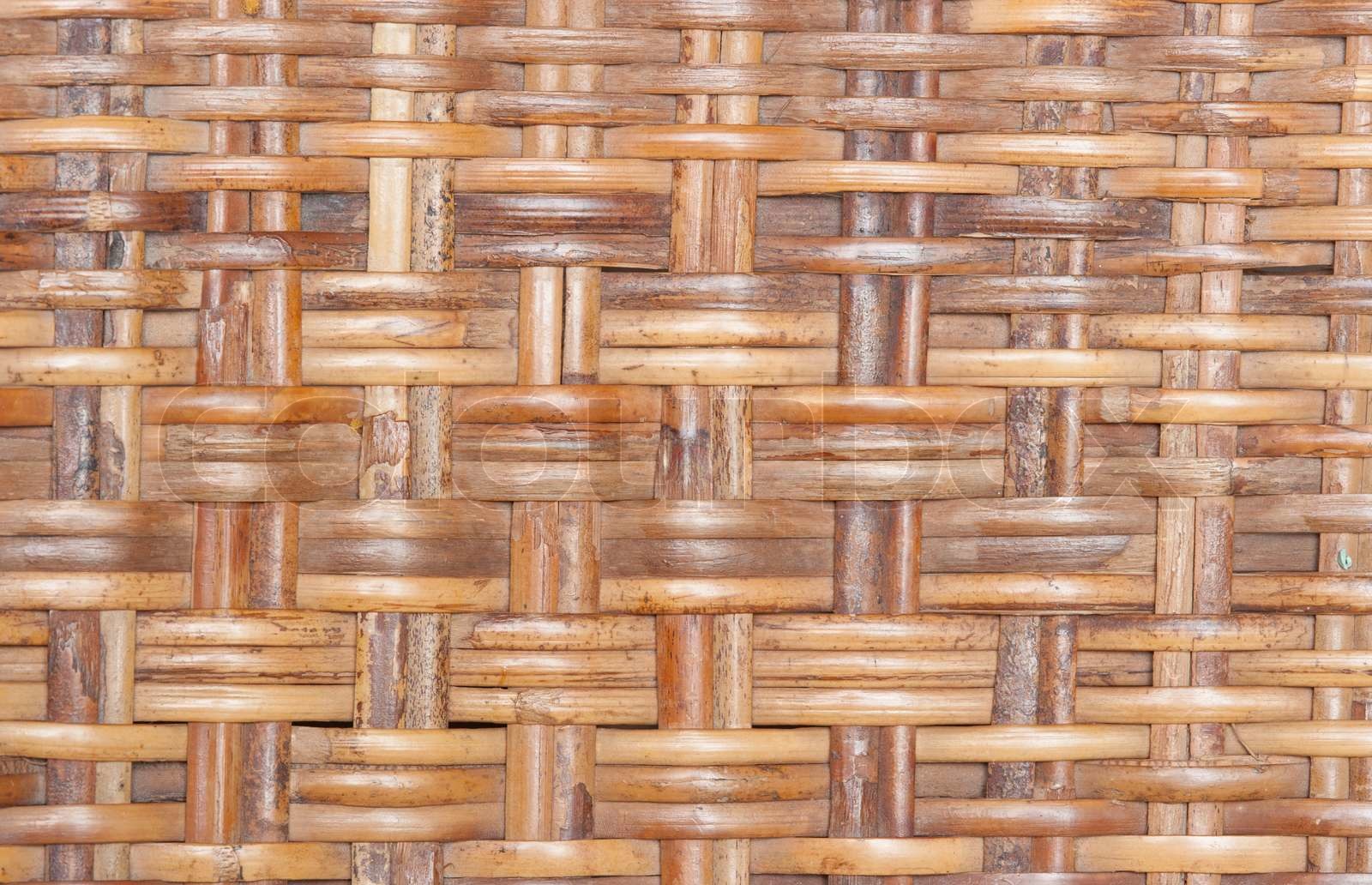 Texture of bamboo weave | Stock image | Colourbox