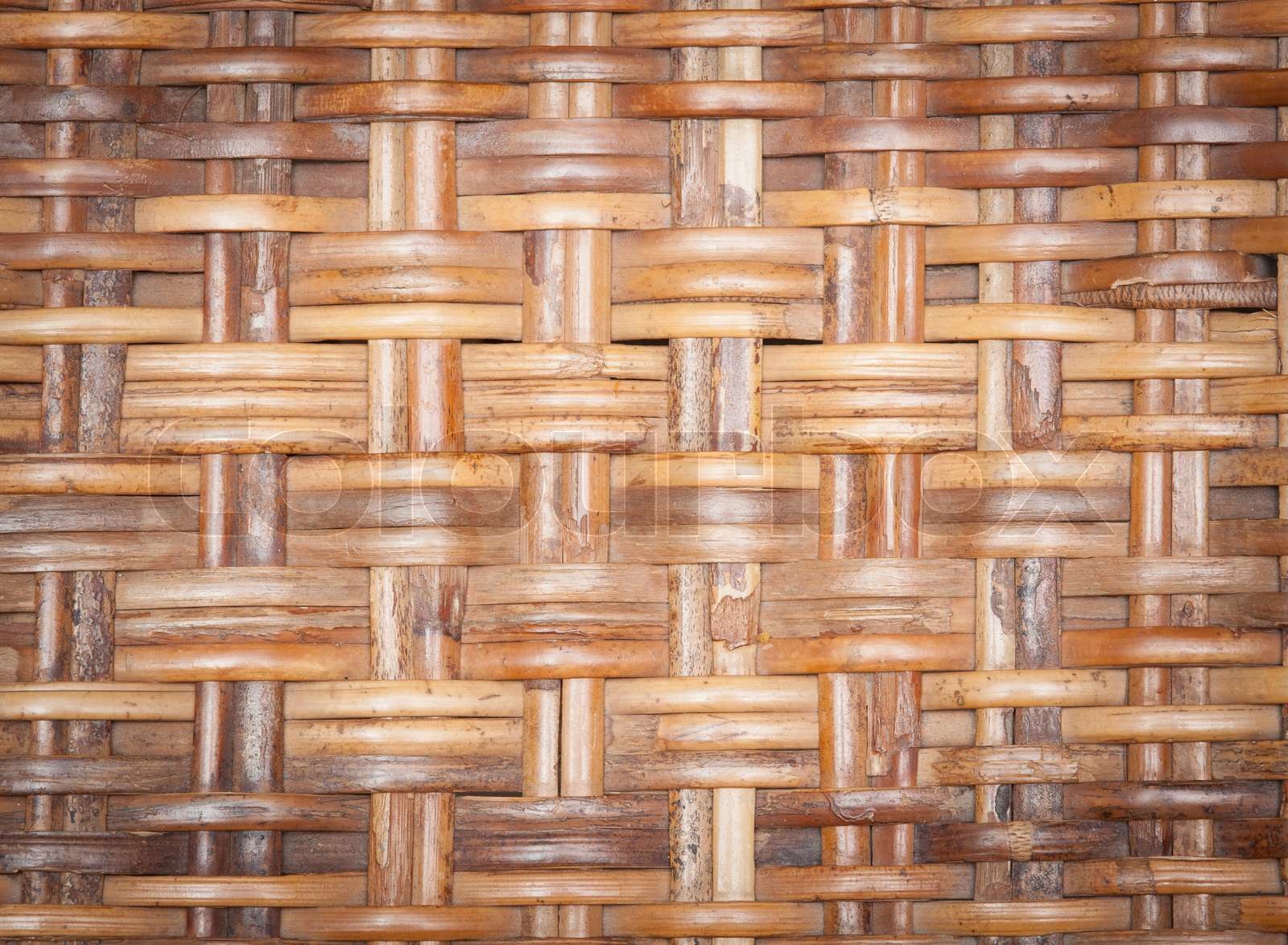 Texture of bamboo weave | Stock image | Colourbox