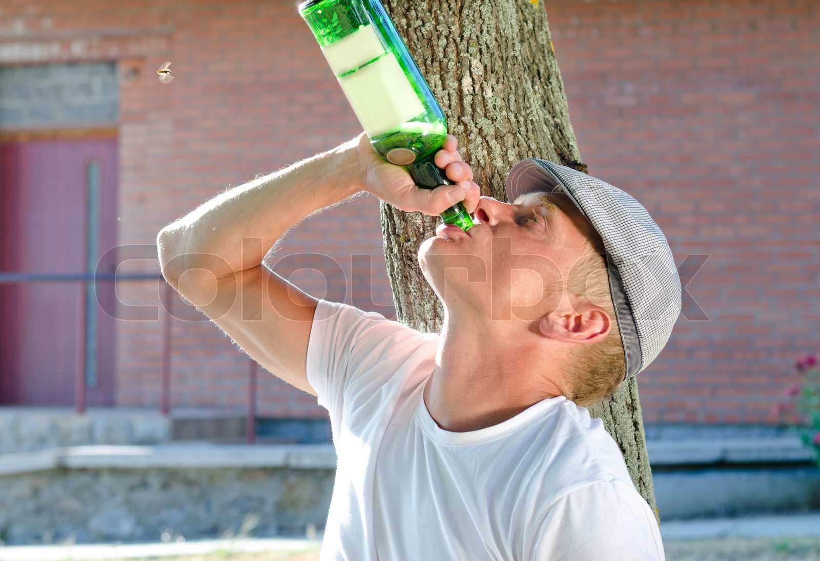 Drink man | Stock image | Colourbox