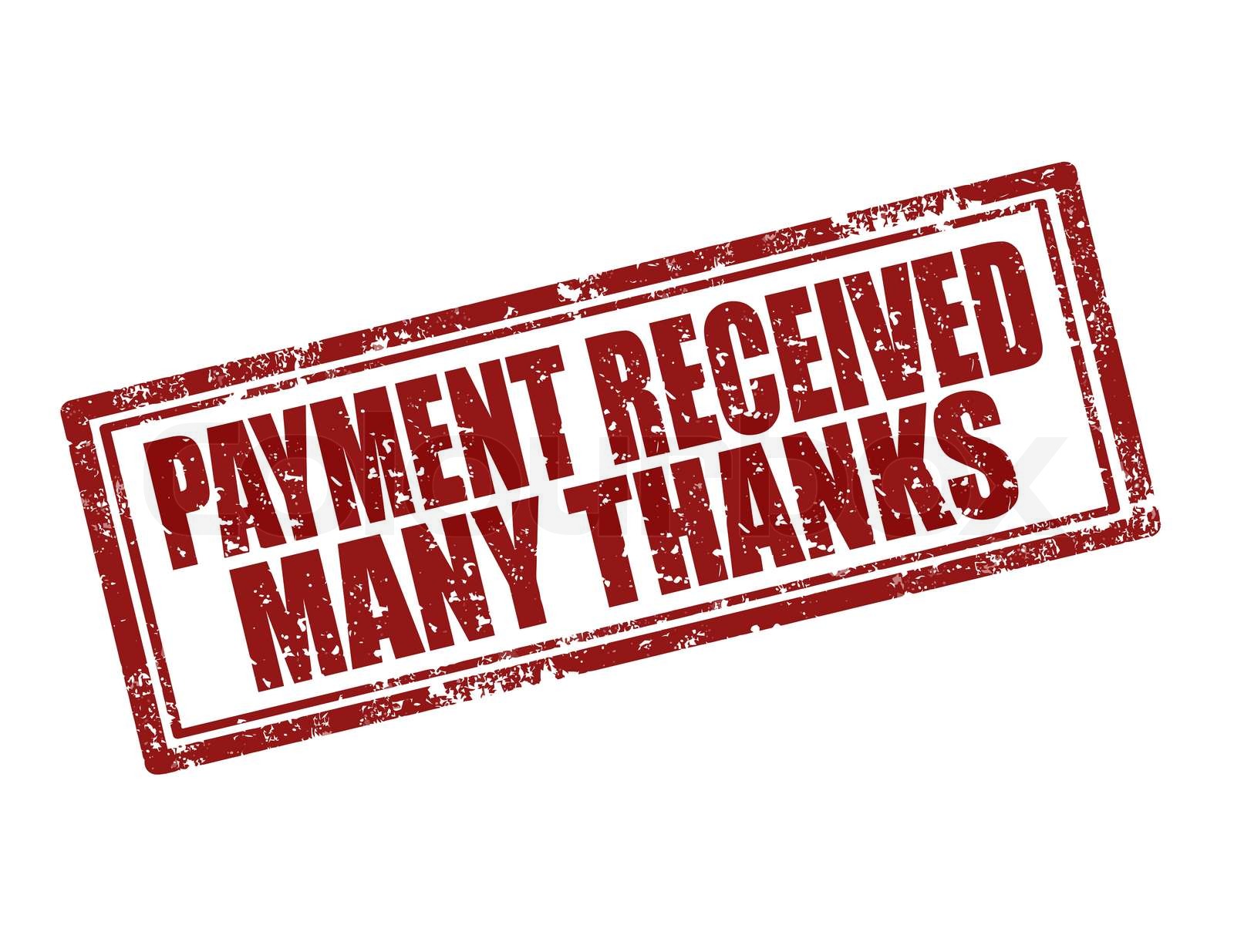 Payment Received | Stock vector | Colourbox