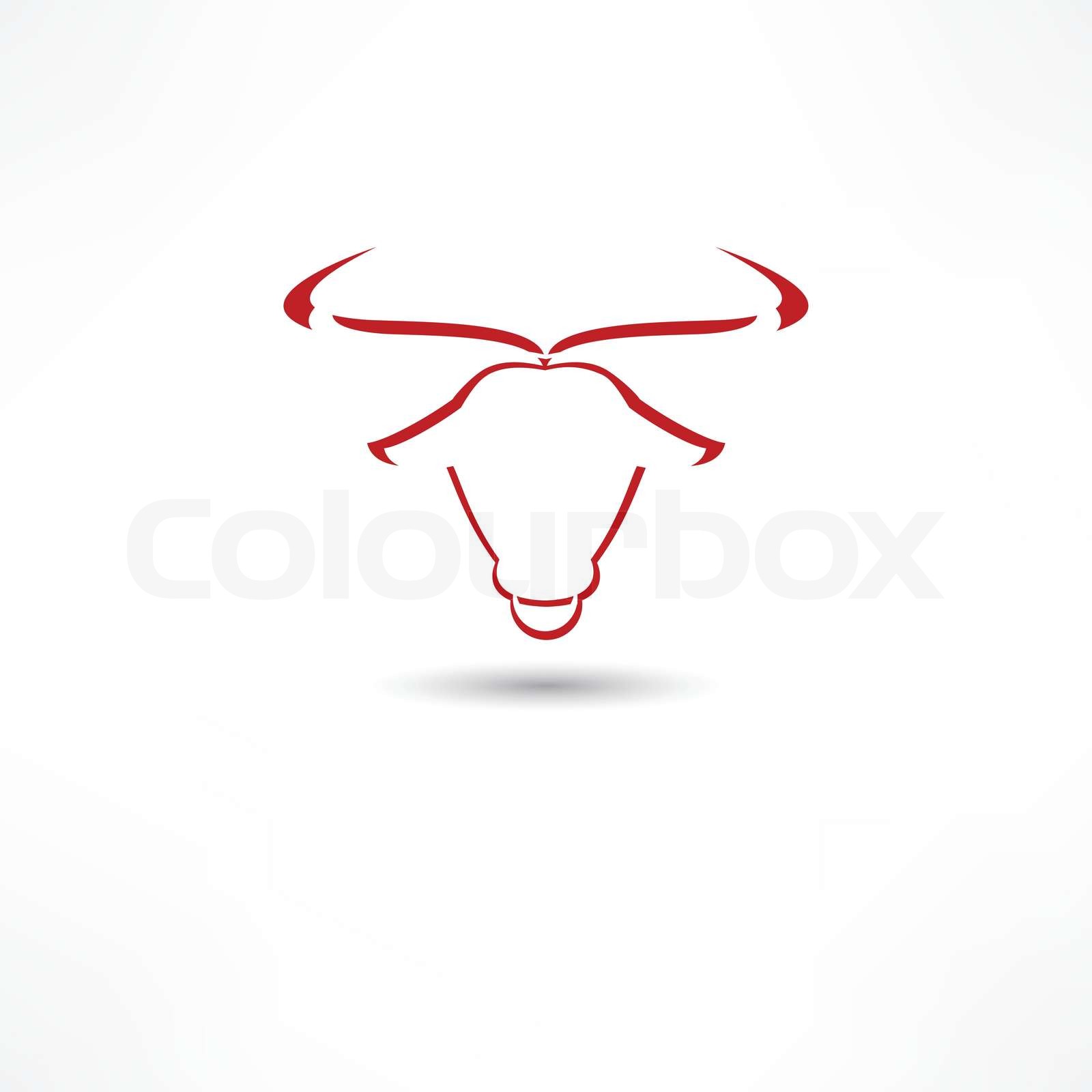 Stier -Symbol | Stock-Vektor | Colourbox