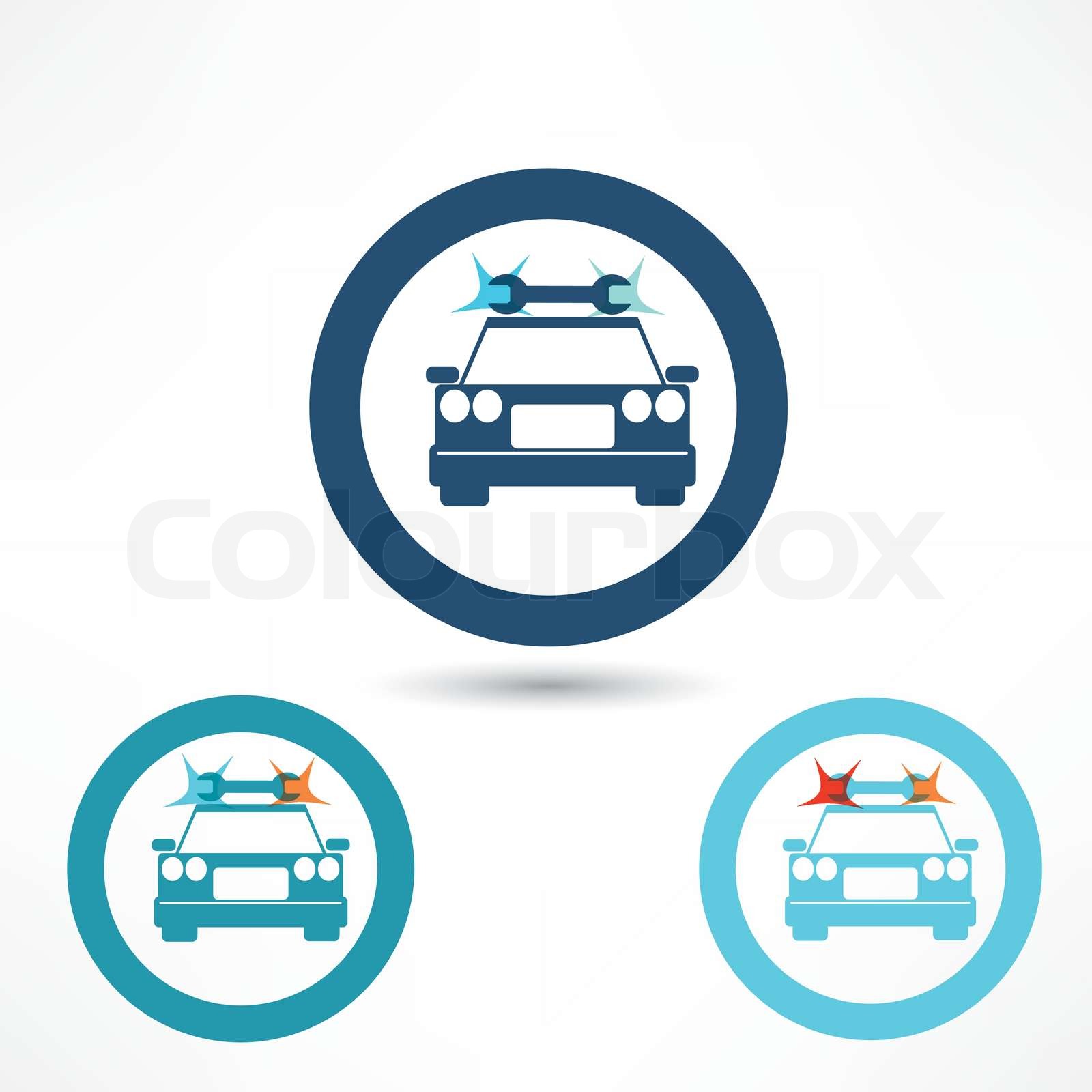 car assistance icon | Stock vector | Colourbox
