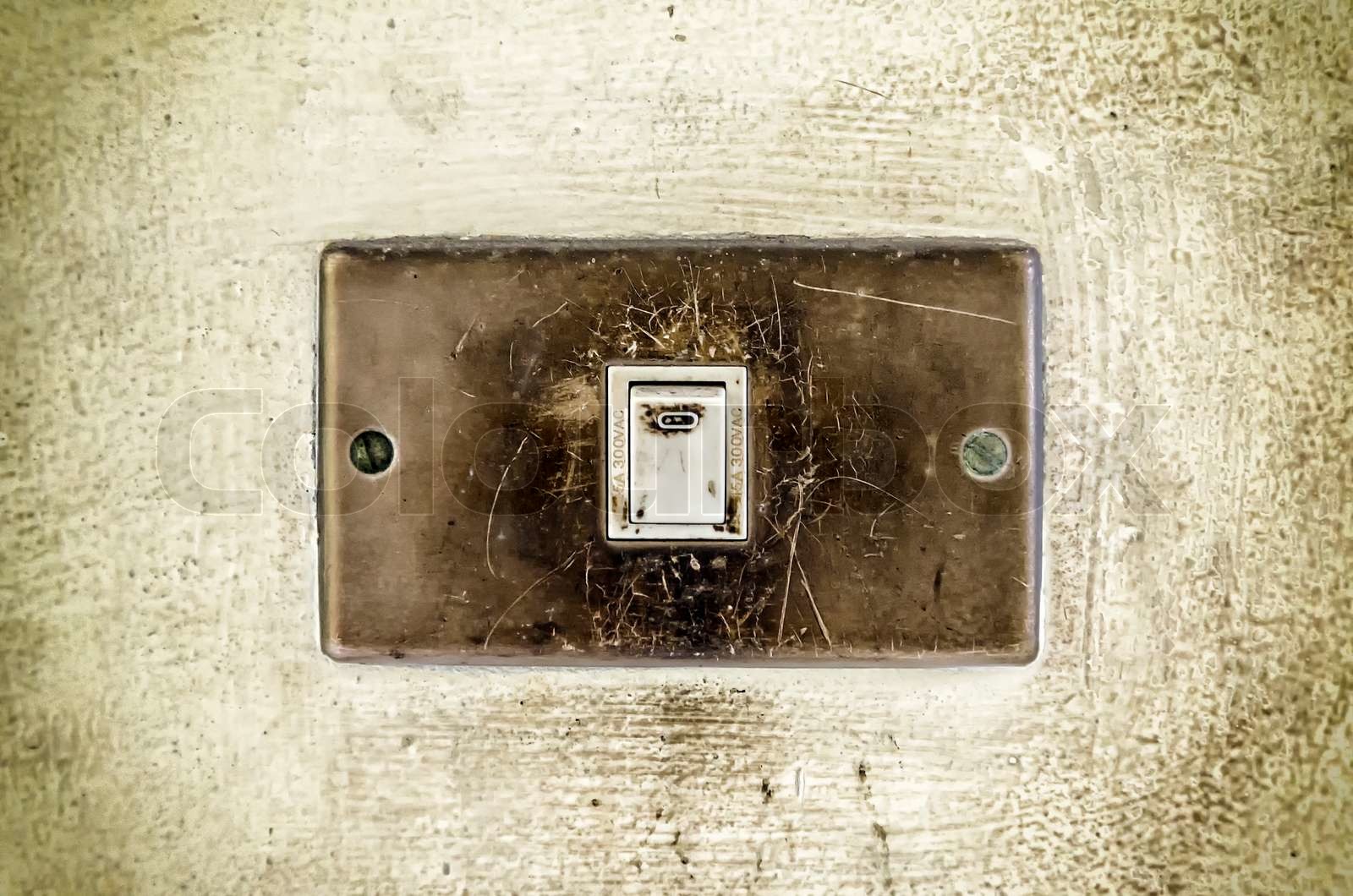 old dirty switch | Stock image | Colourbox