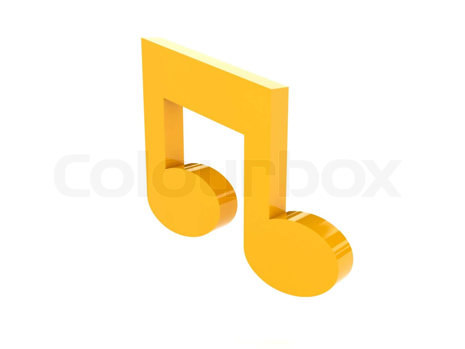 Hinweis -Symbol auf weißem Hintergrund. | Stock Bild | Colourbox