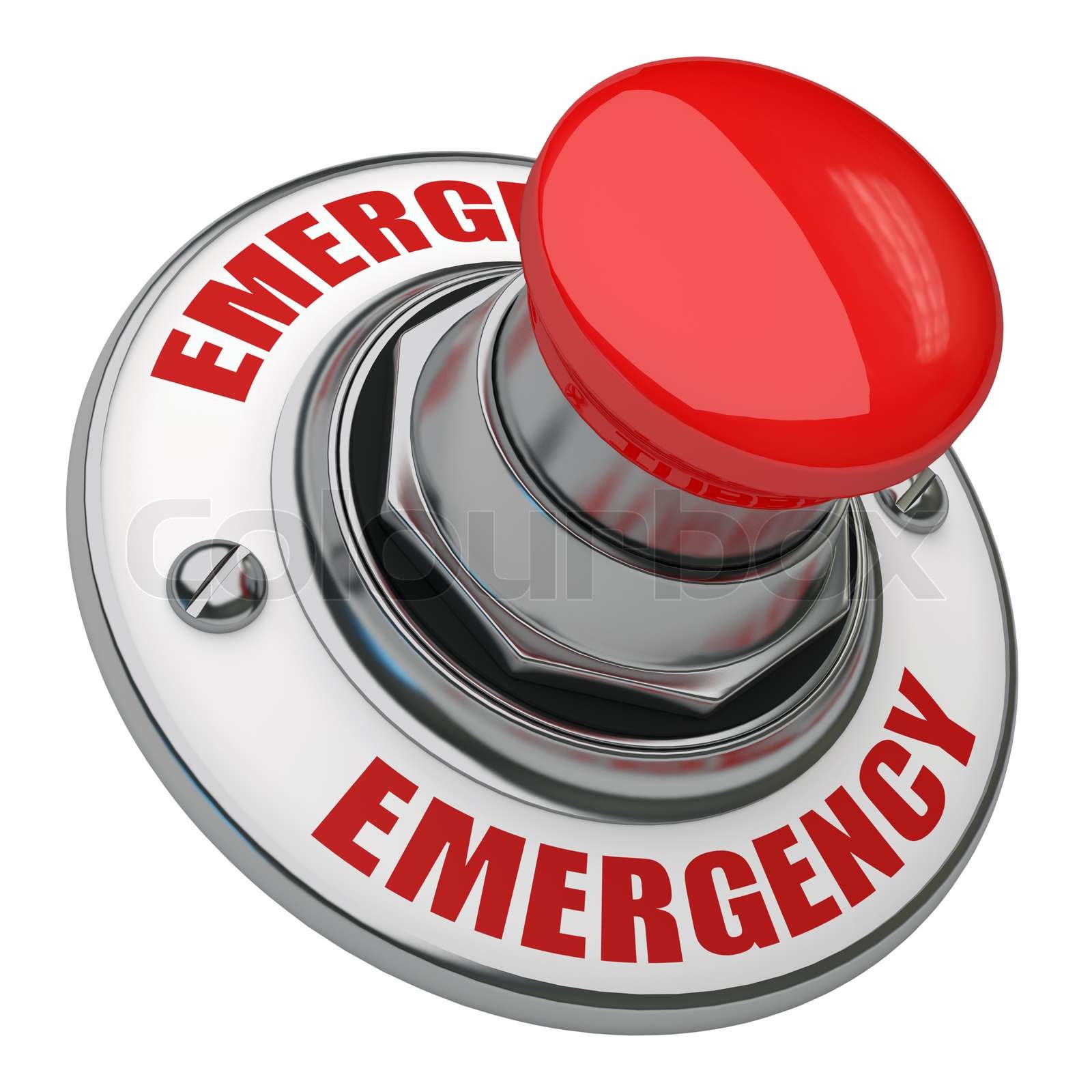 Emergency Button | Stock image | Colourbox