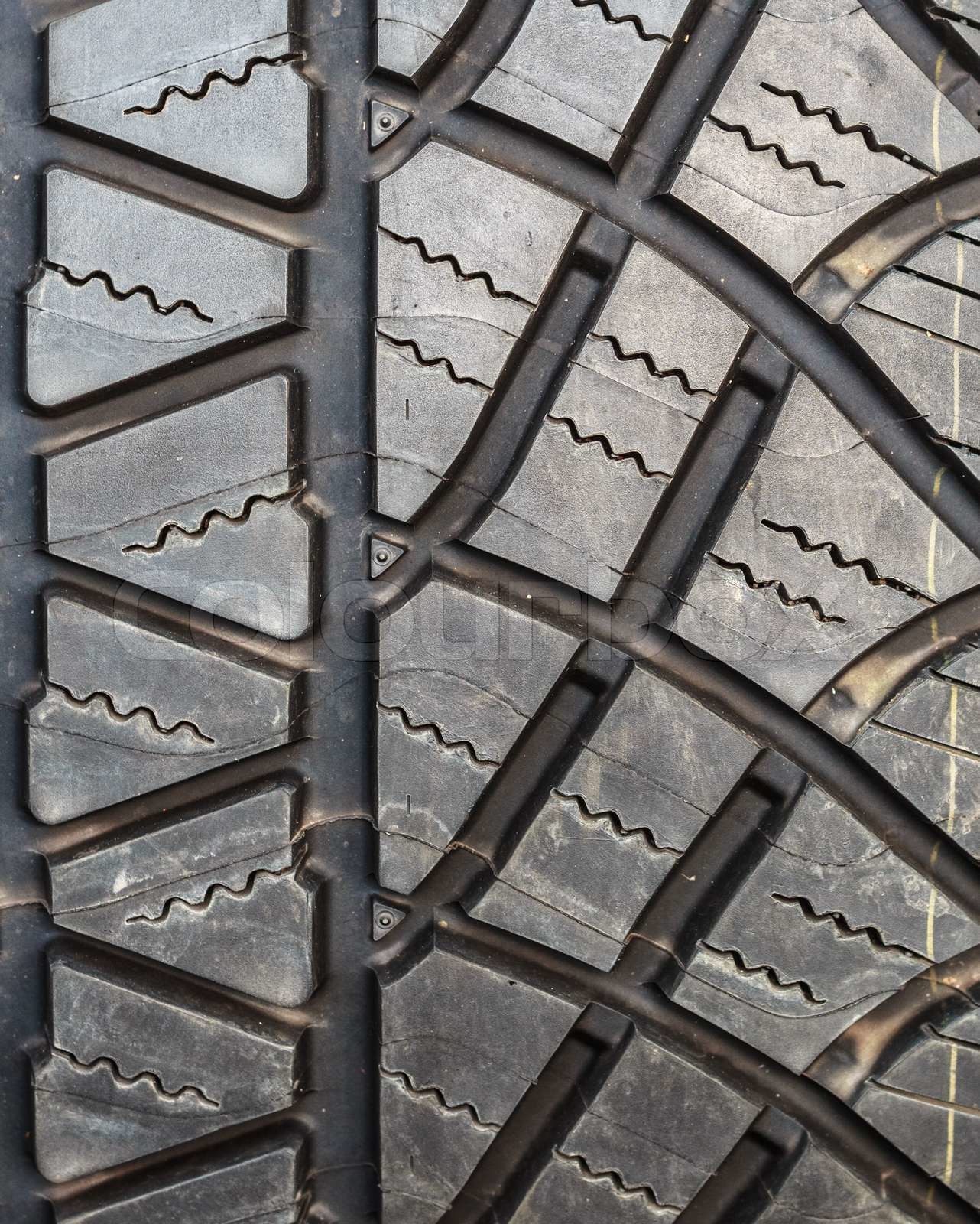 Tyre Texture, Background, Closeup | Stock image | Colourbox