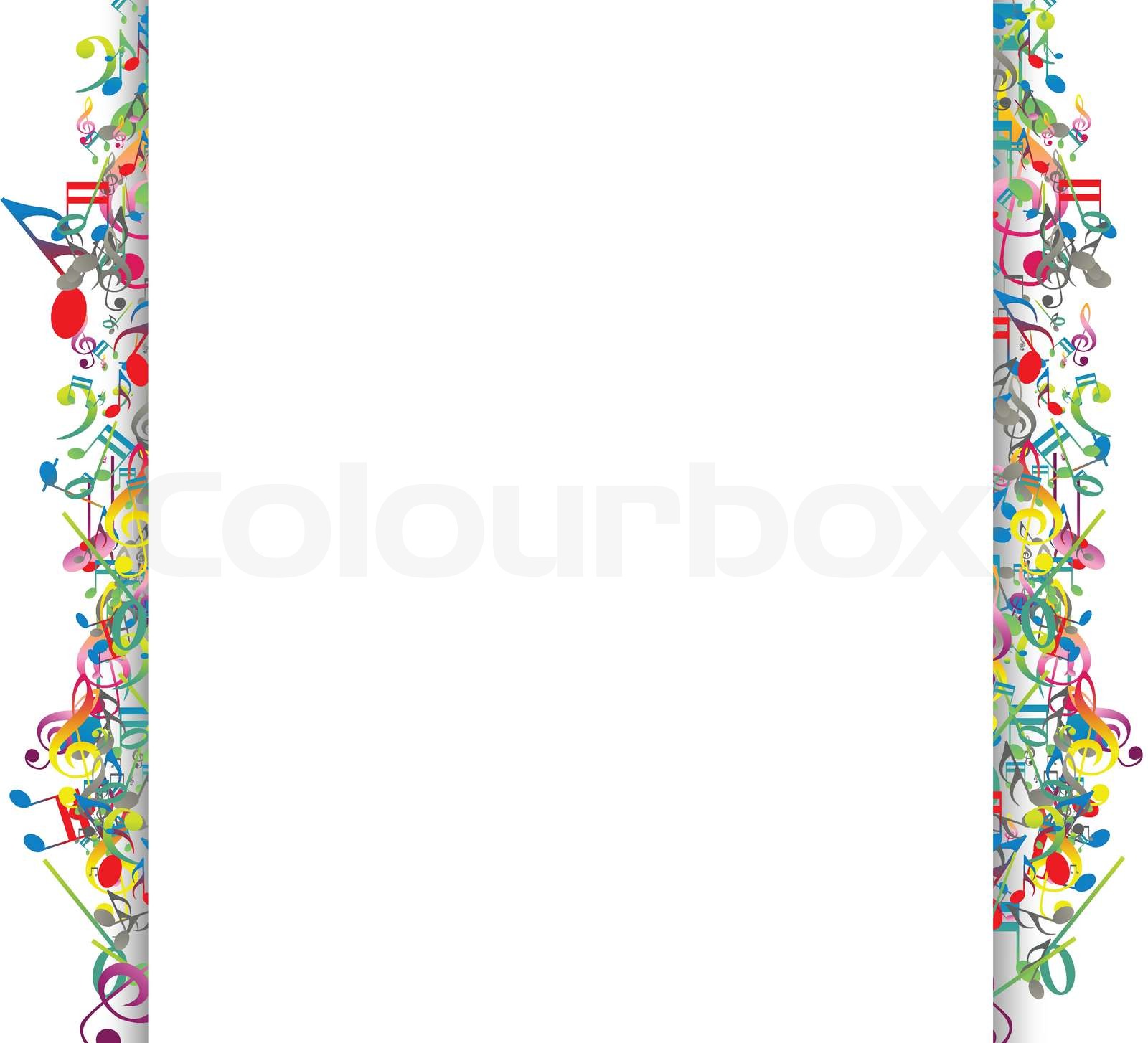 Colorful Music Border