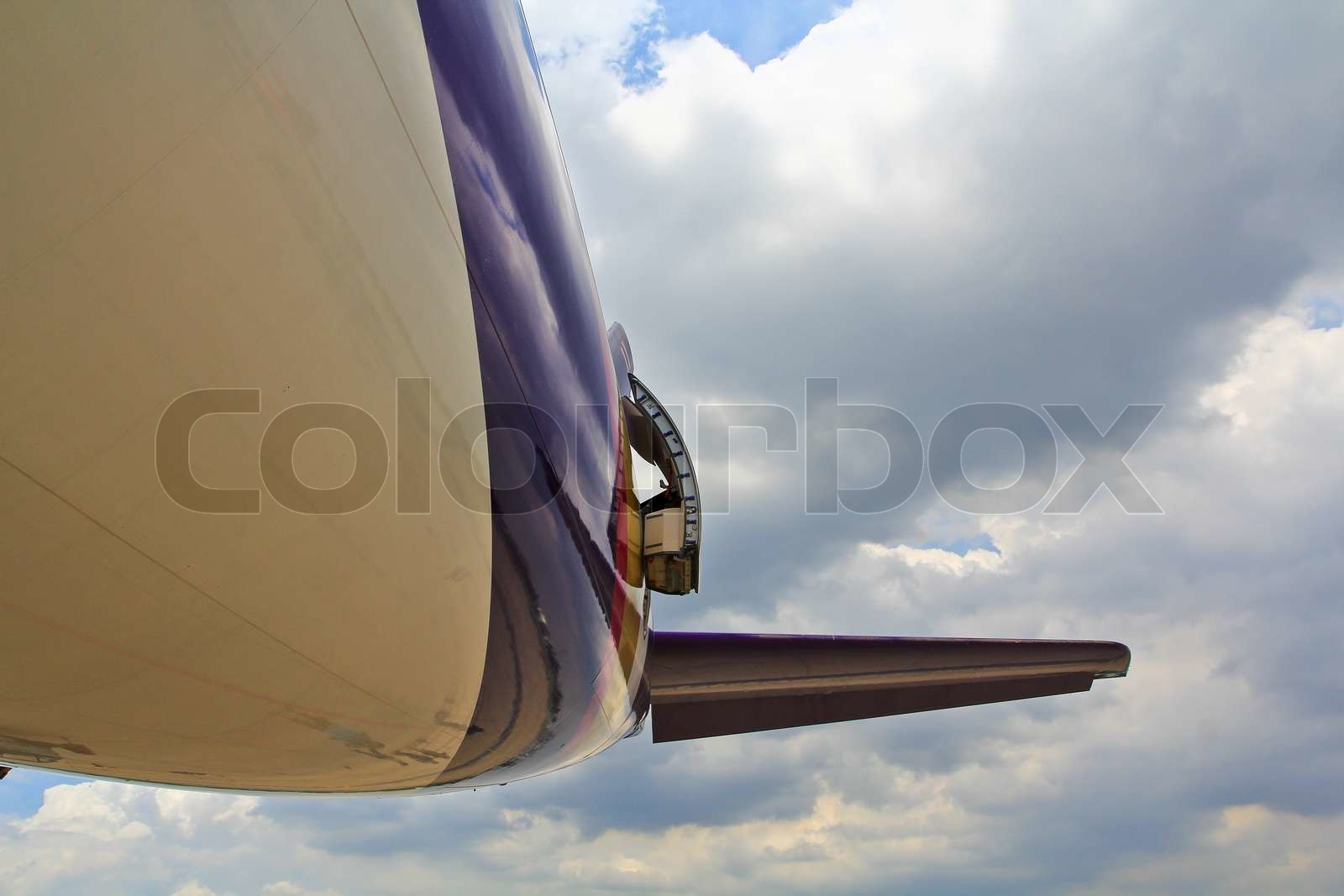 Notausgang Flugzeug , Flugzeuge | Stock Bild | Colourbox