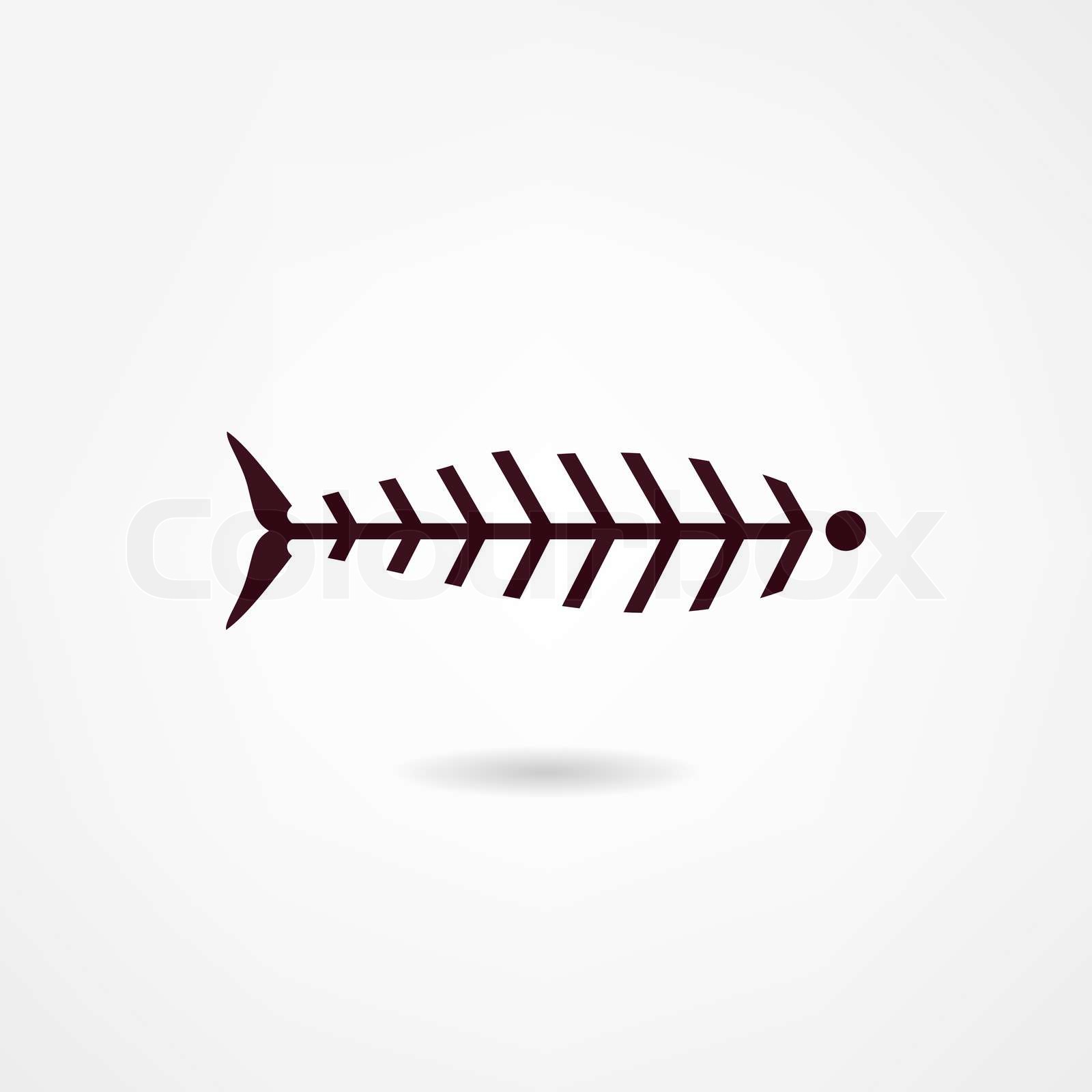 Fisch-Symbol | Stock-Vektor | Colourbox