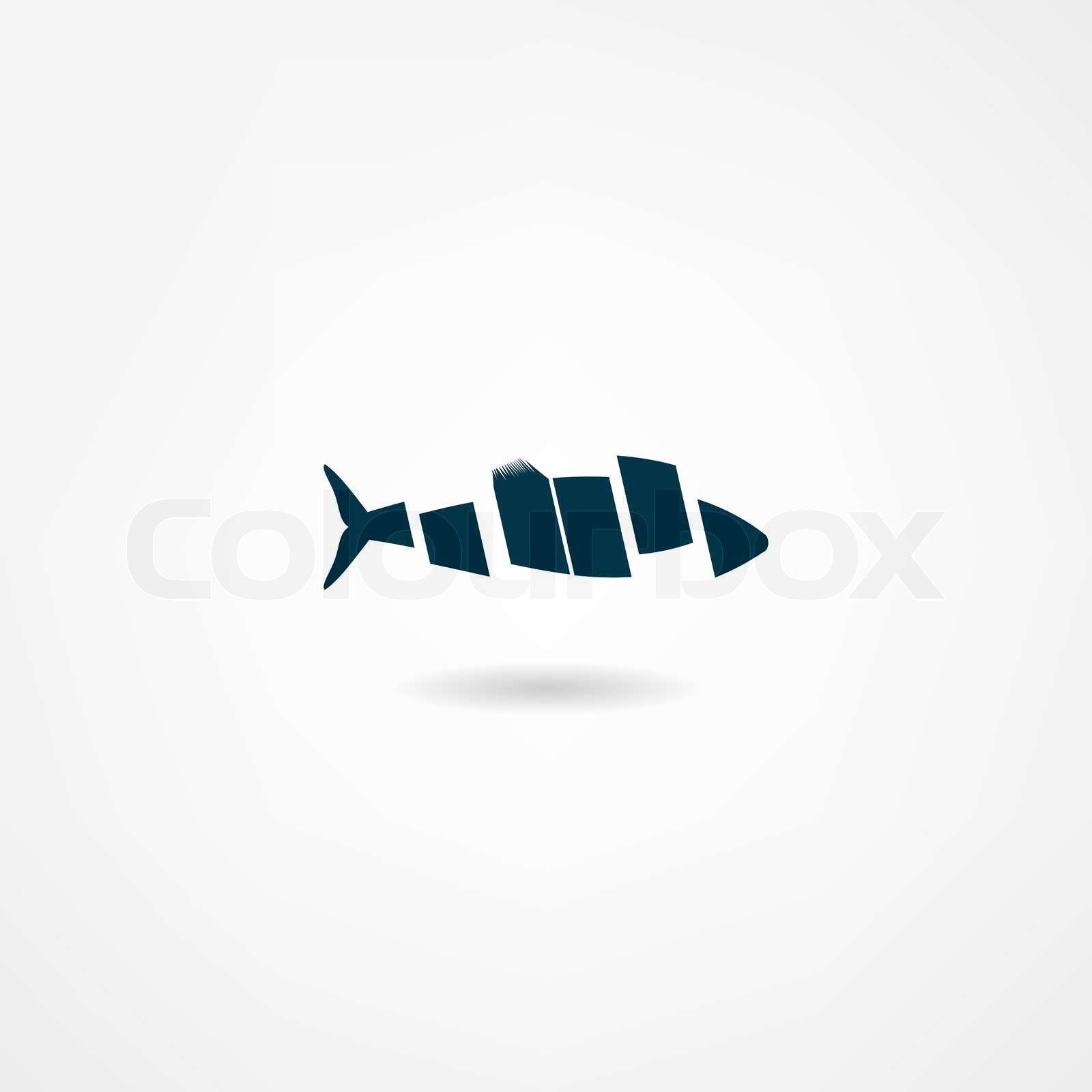 Fisch-Symbol | Stock-Vektor | Colourbox