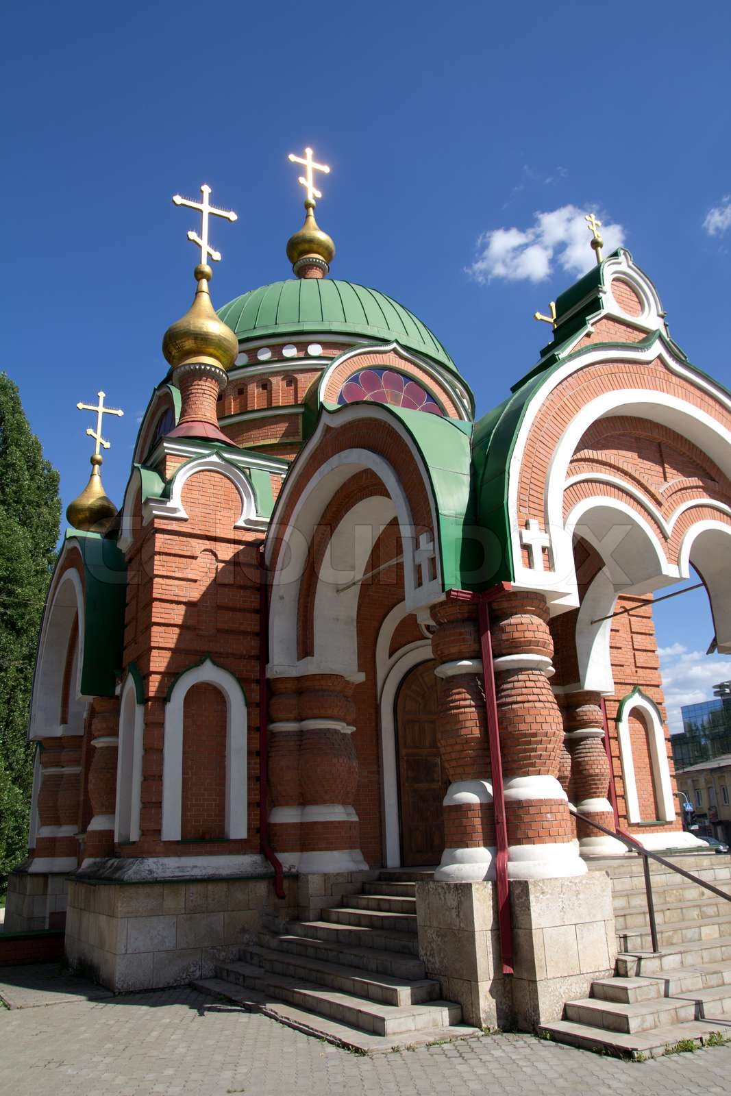 Peter und Paul orthodoxe Kapelle in Lipezk, Russland | Stock Bild ...
