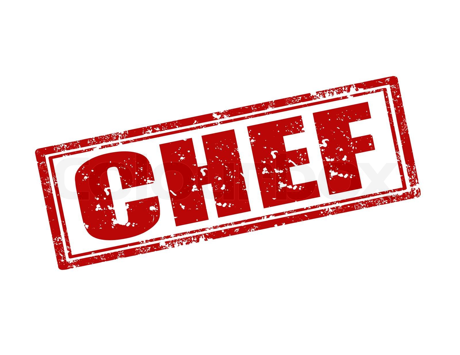 Chef-stamp | Stock vector | Colourbox