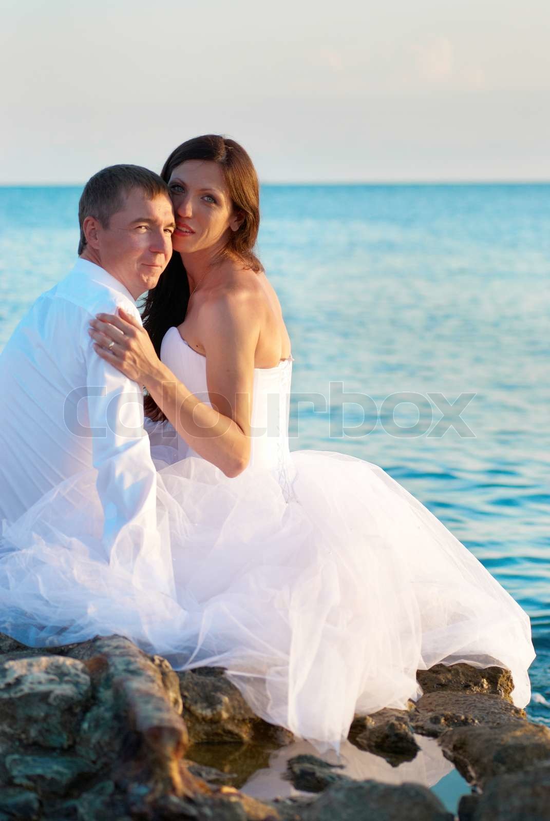 Beautiful wedding couple | Stock image | Colourbox