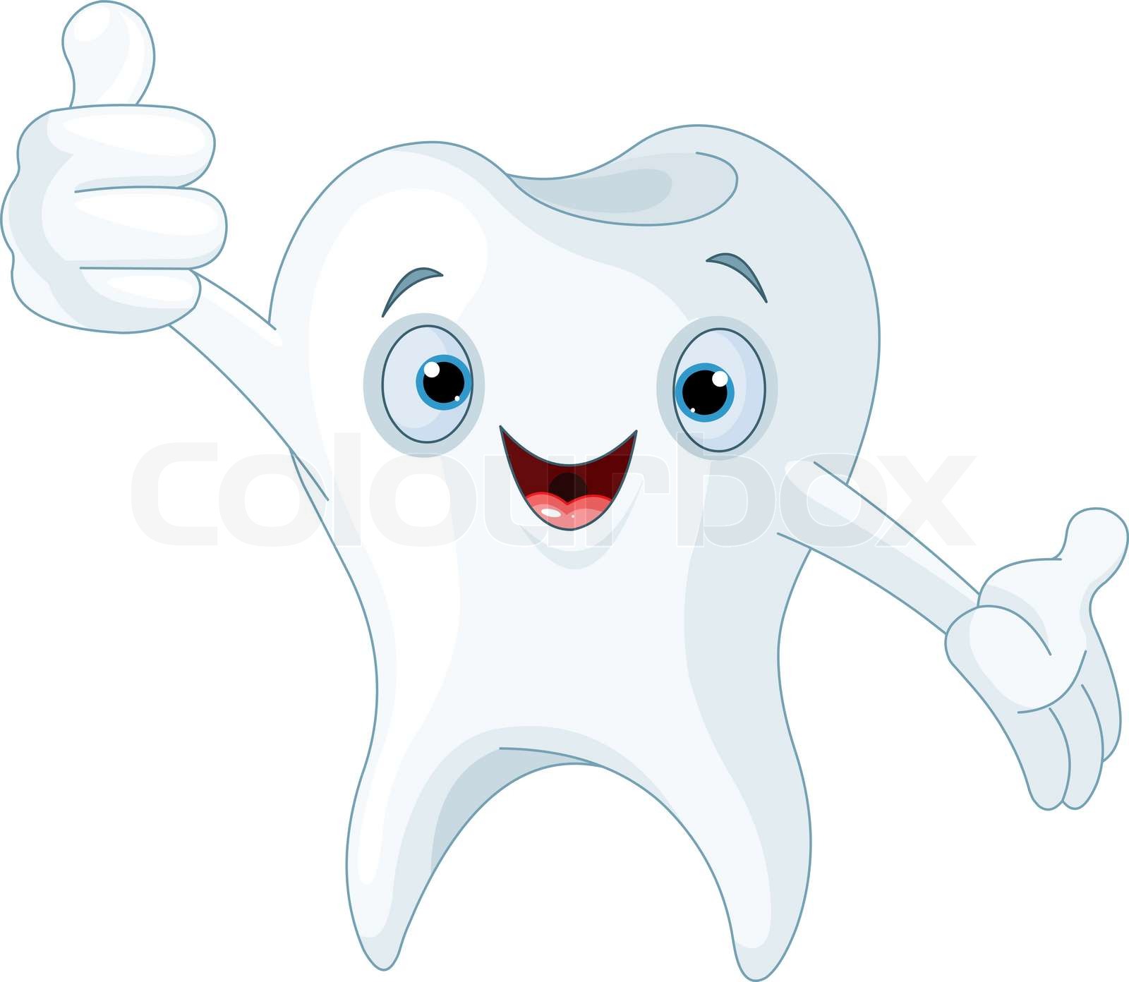 Cartoon Zahn | Stock-Vektor | Colourbox