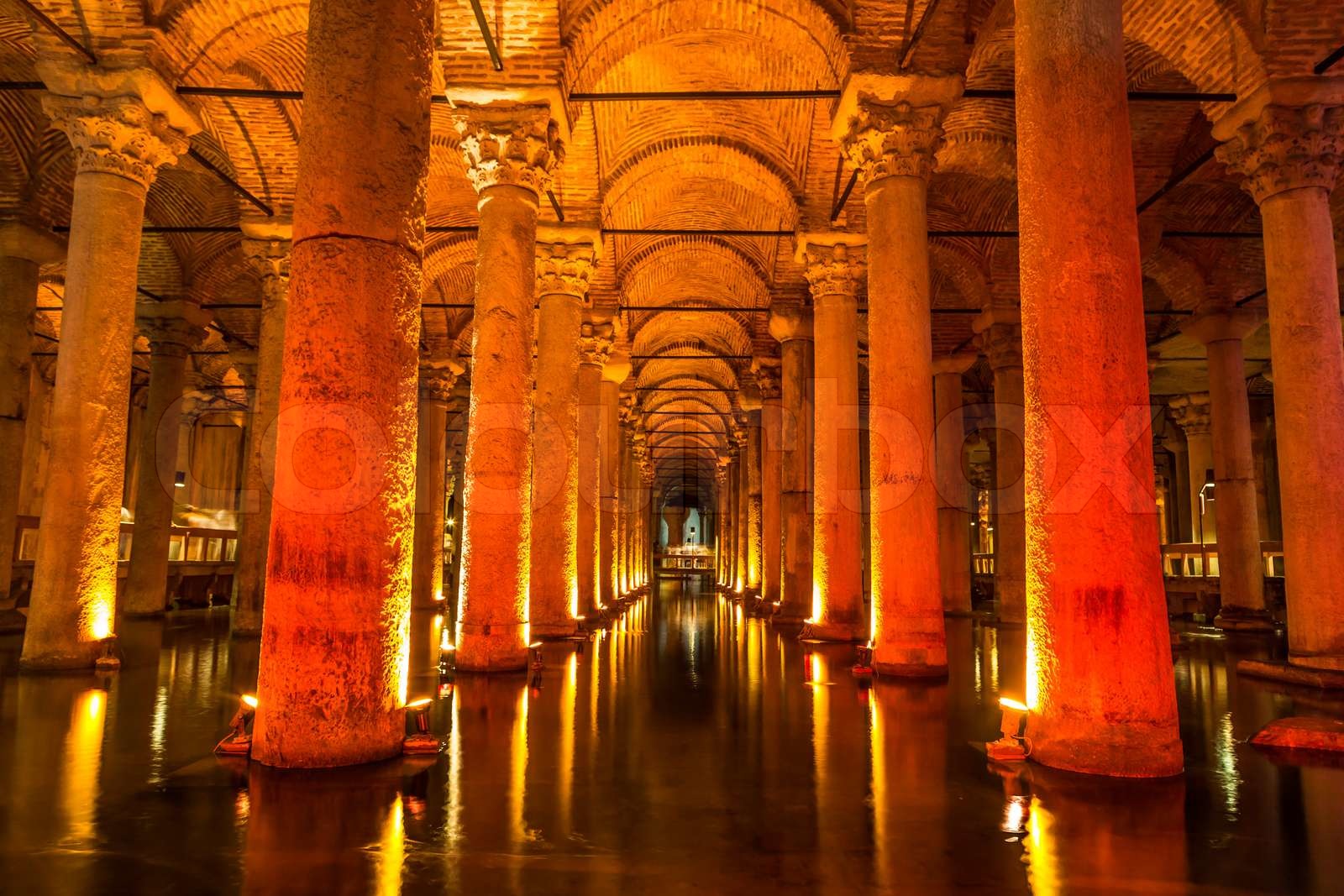 The Basilica Cistern "Sunken Palace", or "Sunken Cistern", is the ...