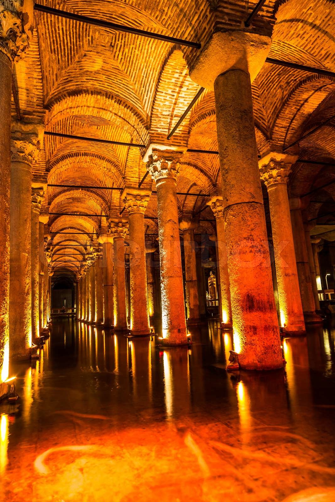The Basilica Cistern "Sunken Palace", or "Sunken Cistern", is the ...